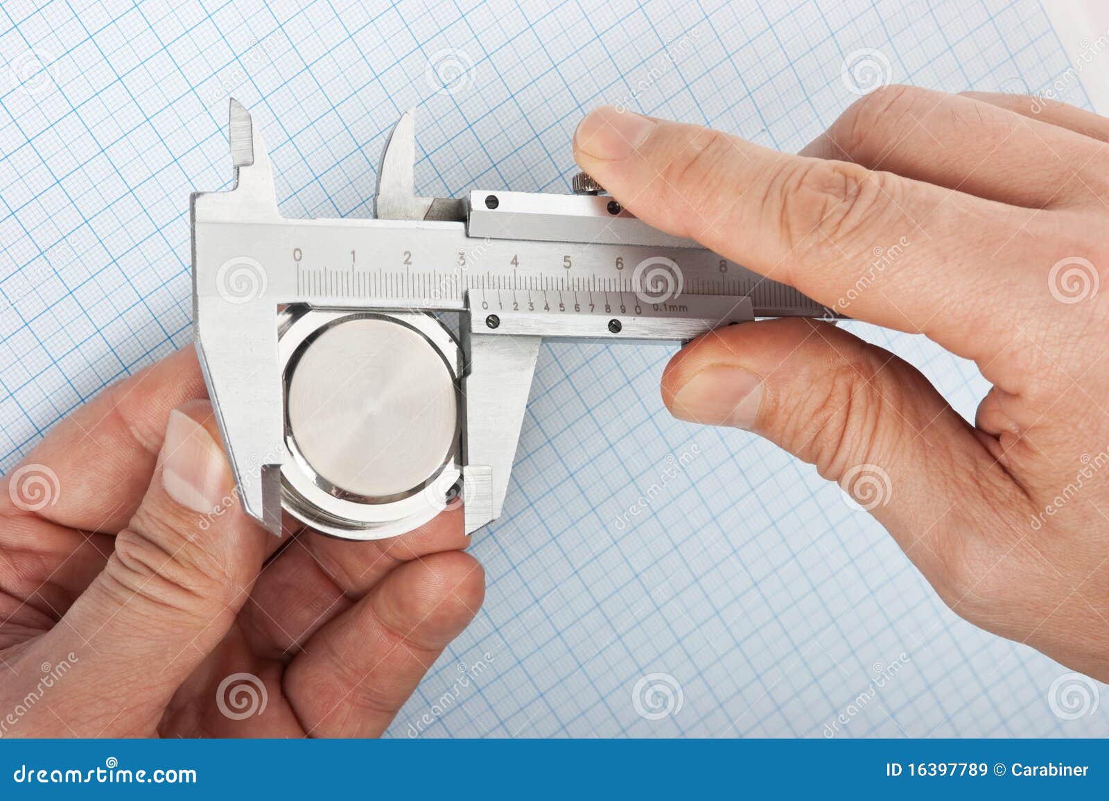 Measurement of the Size of the Details Stock Image - Image of ...