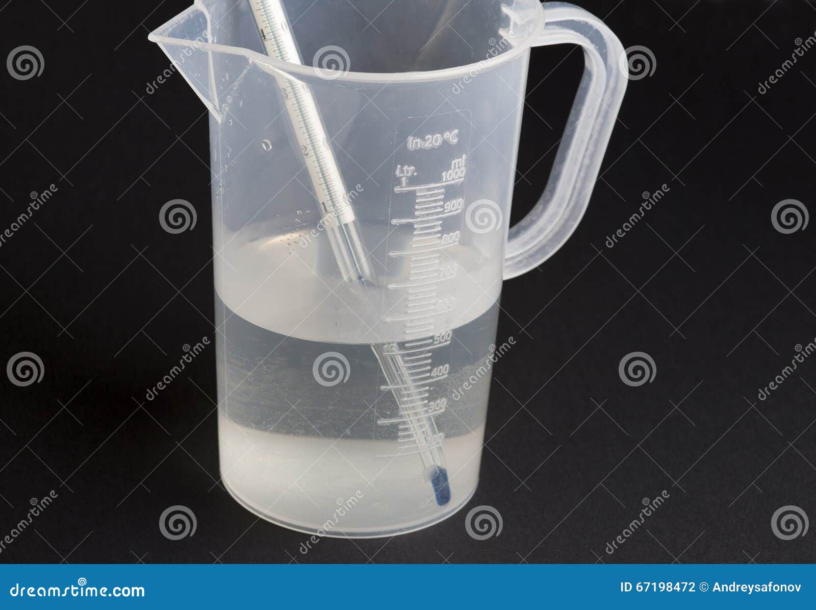 Measurement of Water Temperature Stock Photo - Image of water ...