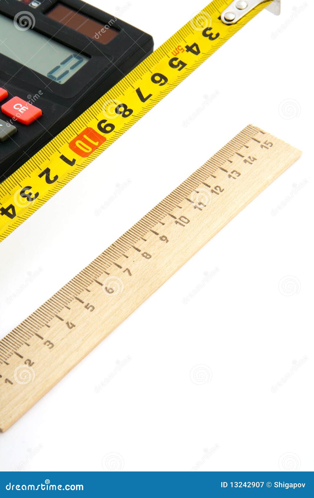 Measurements and Calculations Stock Image - Image of background ...
