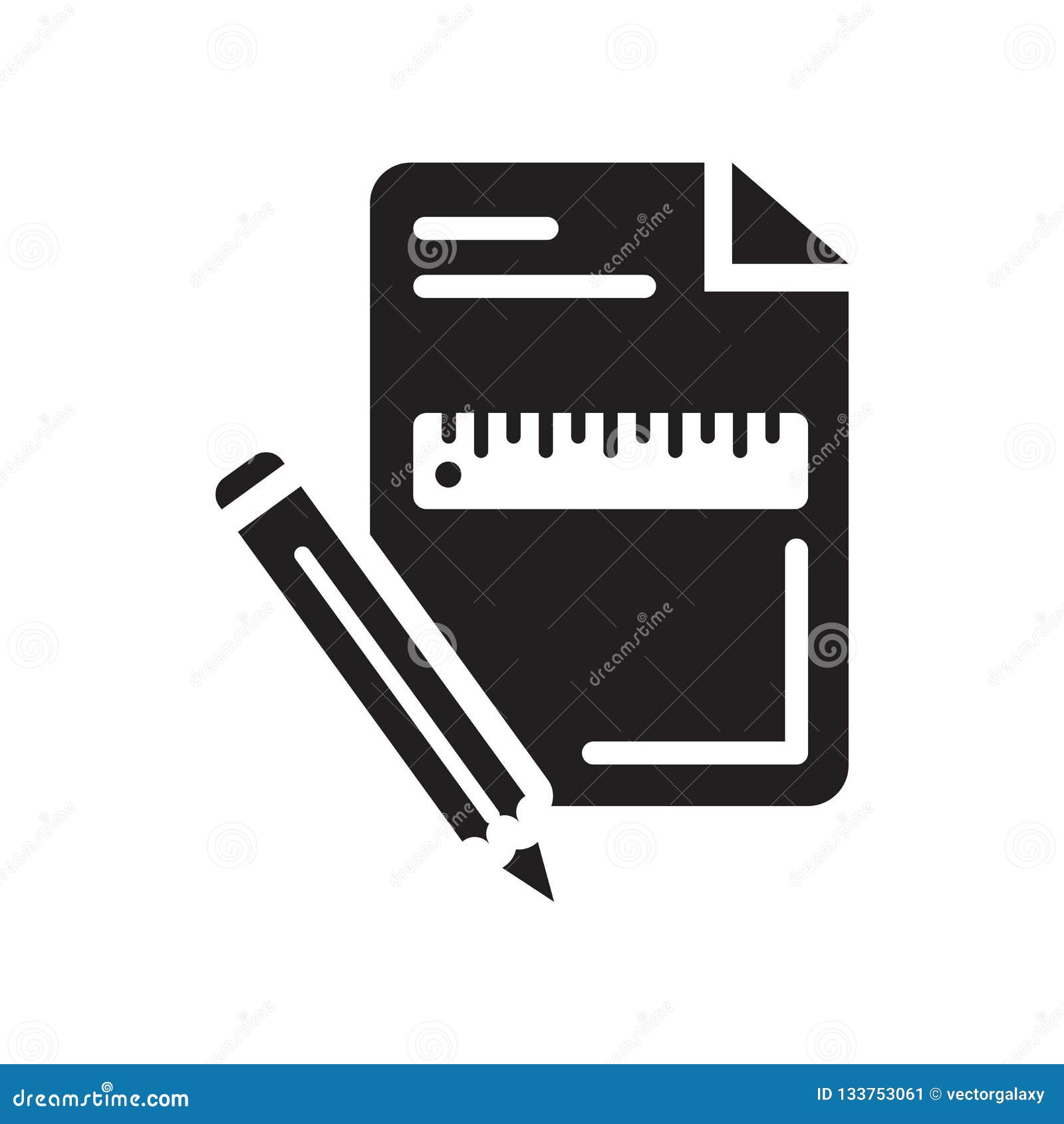 Measures Plan Icon Vector Isolated on White Background, Measures Stock ...