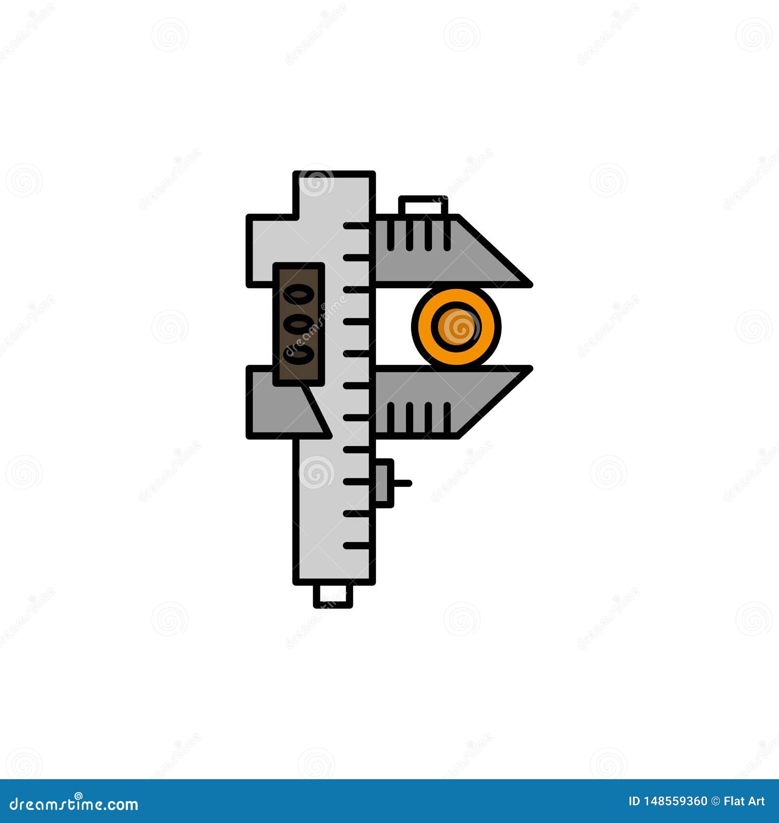 Measuring, Accuracy, Measure, Small, Tiny Line Icon With 5 Steps ...
