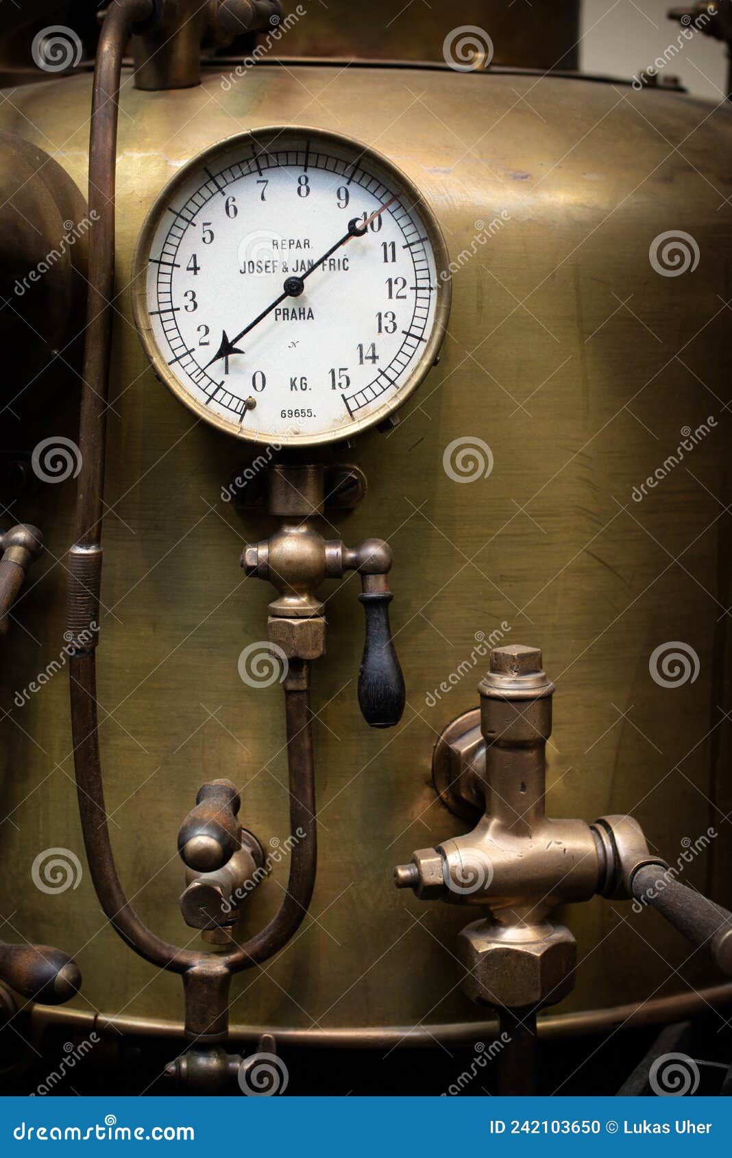 Measuring Analog Indicators - Steampunk Retro Style Equipment Stock ...