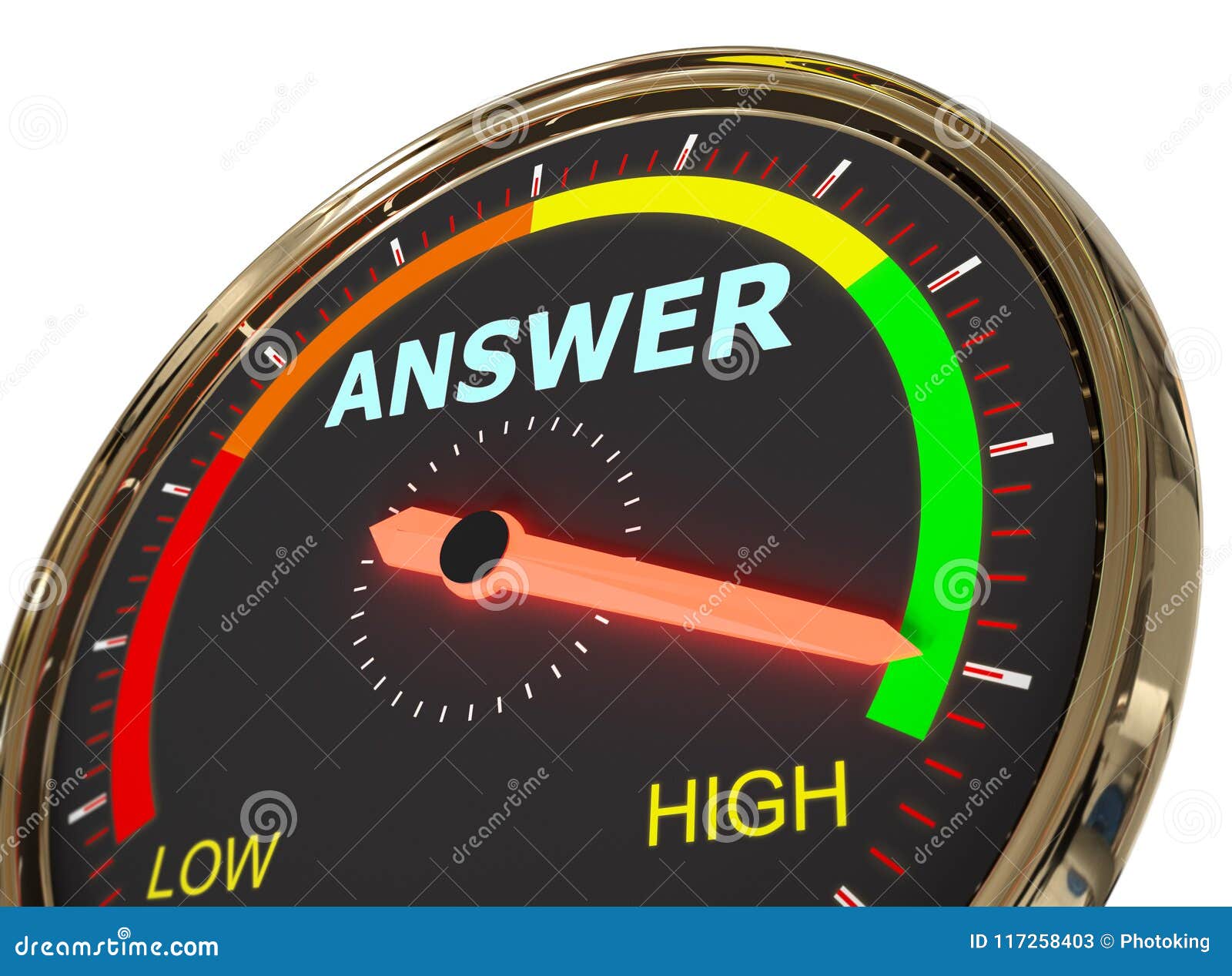 Measuring answer level stock illustration. Illustration of respond ...