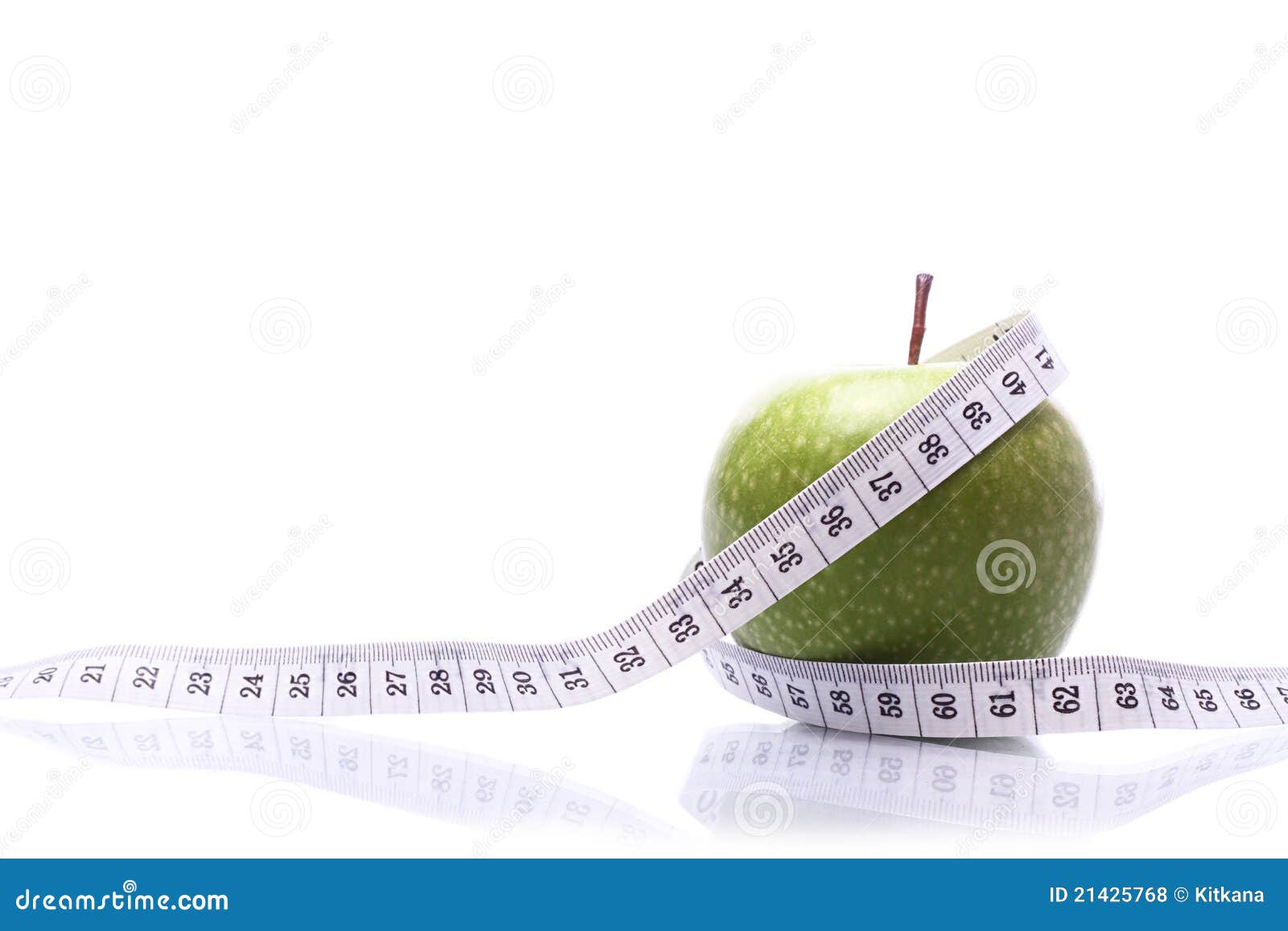 Measuring an apple stock photo. Image of lifestyle, eating - 21425768