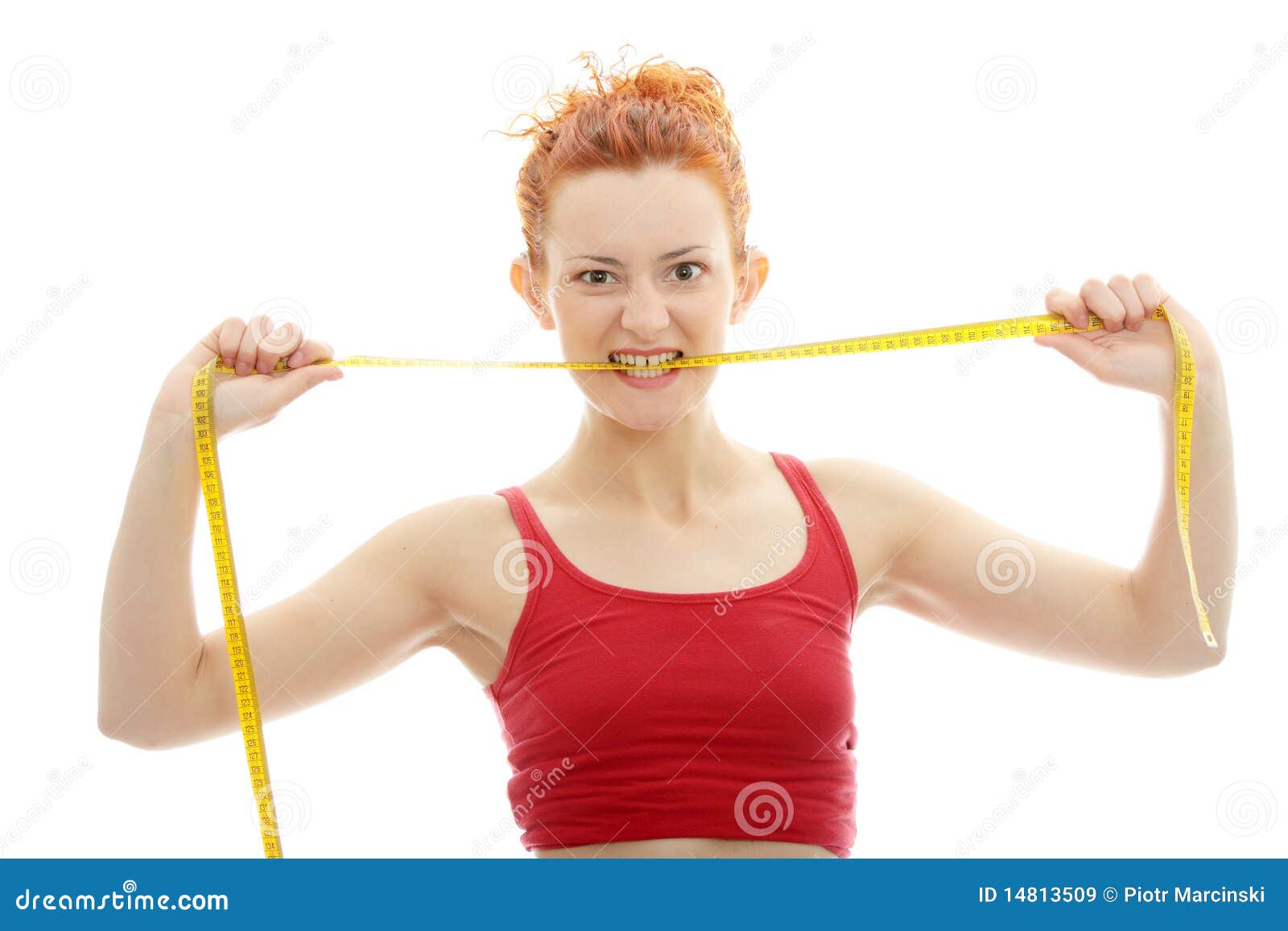 Measuring body stock image. Image of figure, fitness - 14813509