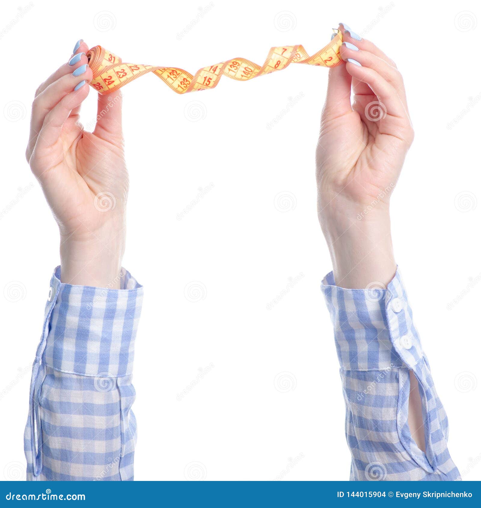 Measuring Centimeter in Hand Stock Photo - Image of finger, beautiful ...