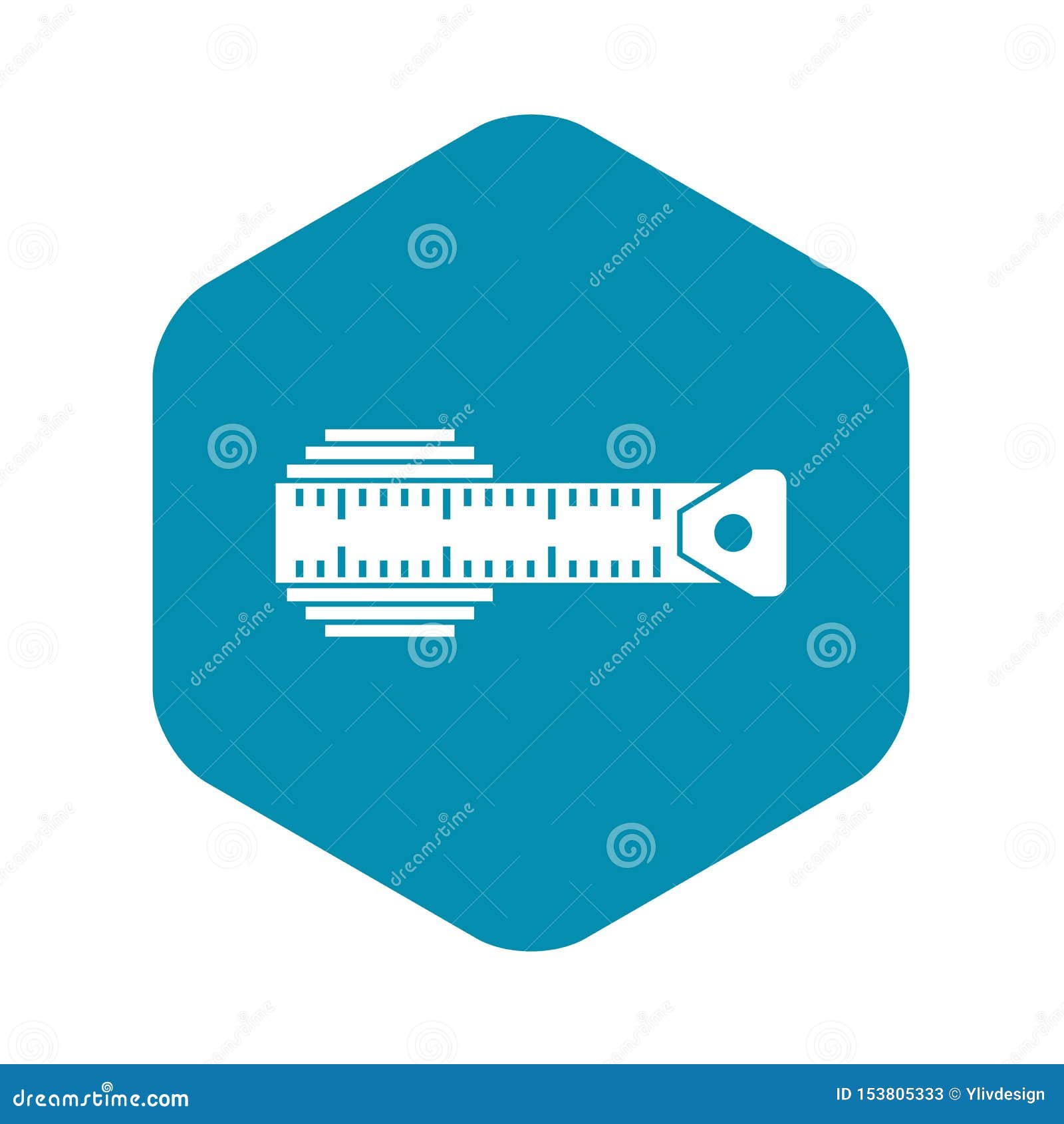 Measuring Centimeter Icon, Simple Style Stock Vector - Illustration of ...