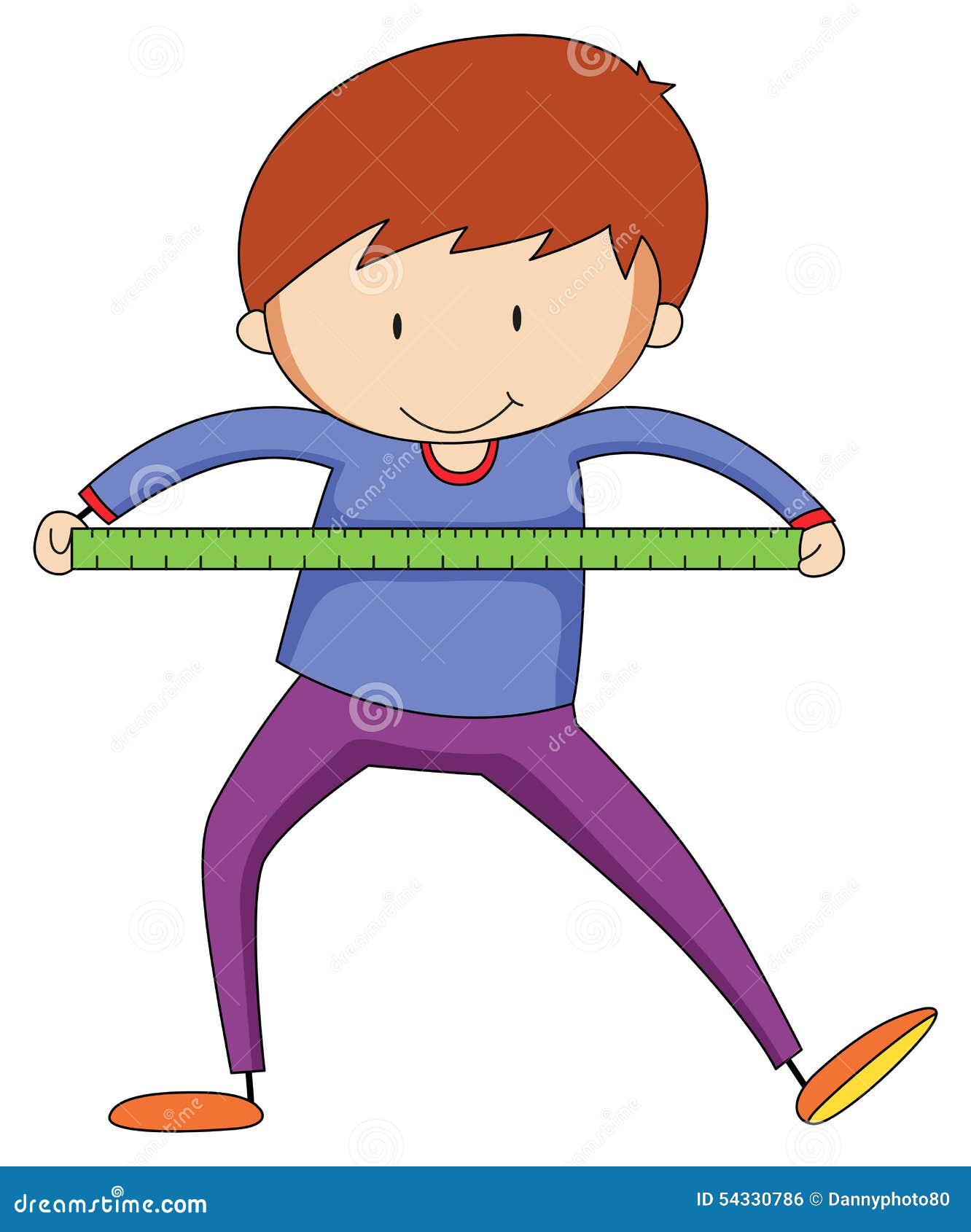 Measuring Ruler Cartoon Character Stock Photo | CartoonDealer.com #38075928