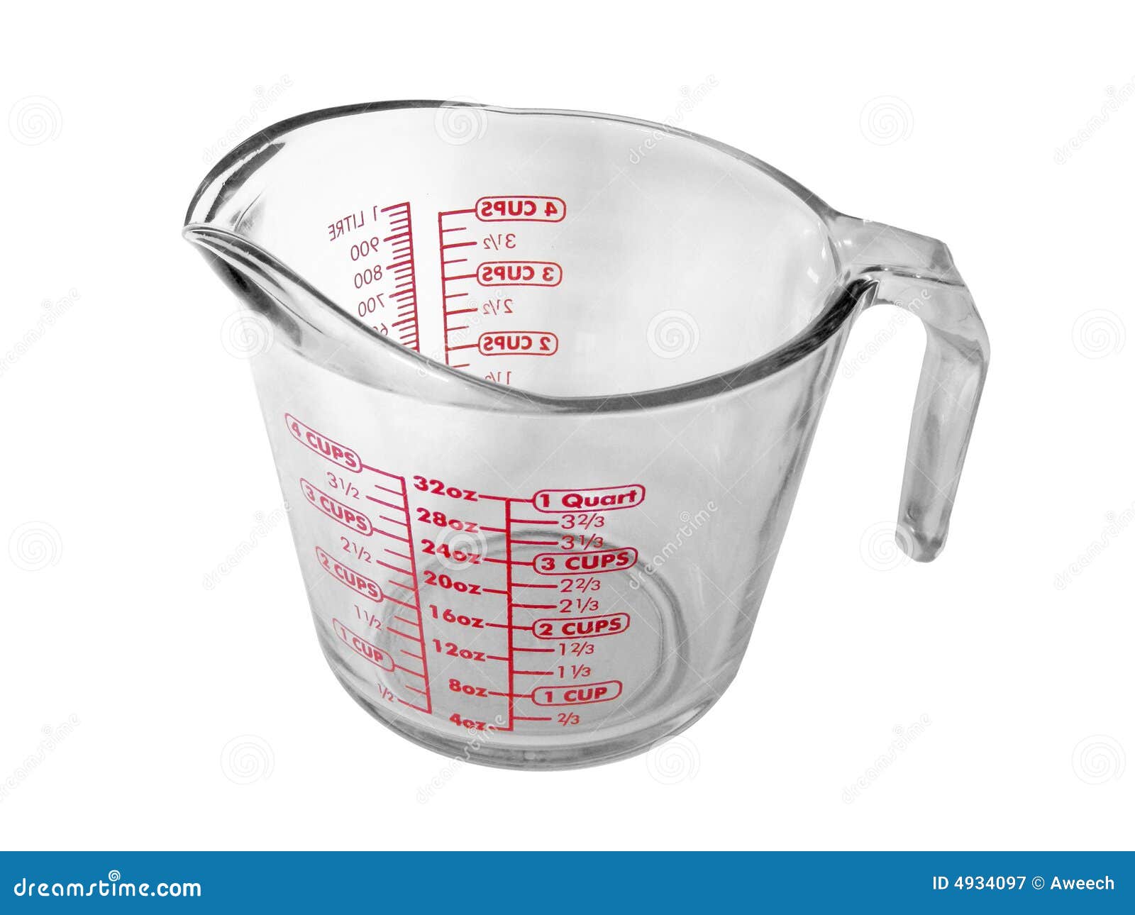 Measuring Cup stock image. Image of litre, cook, path - 4934097