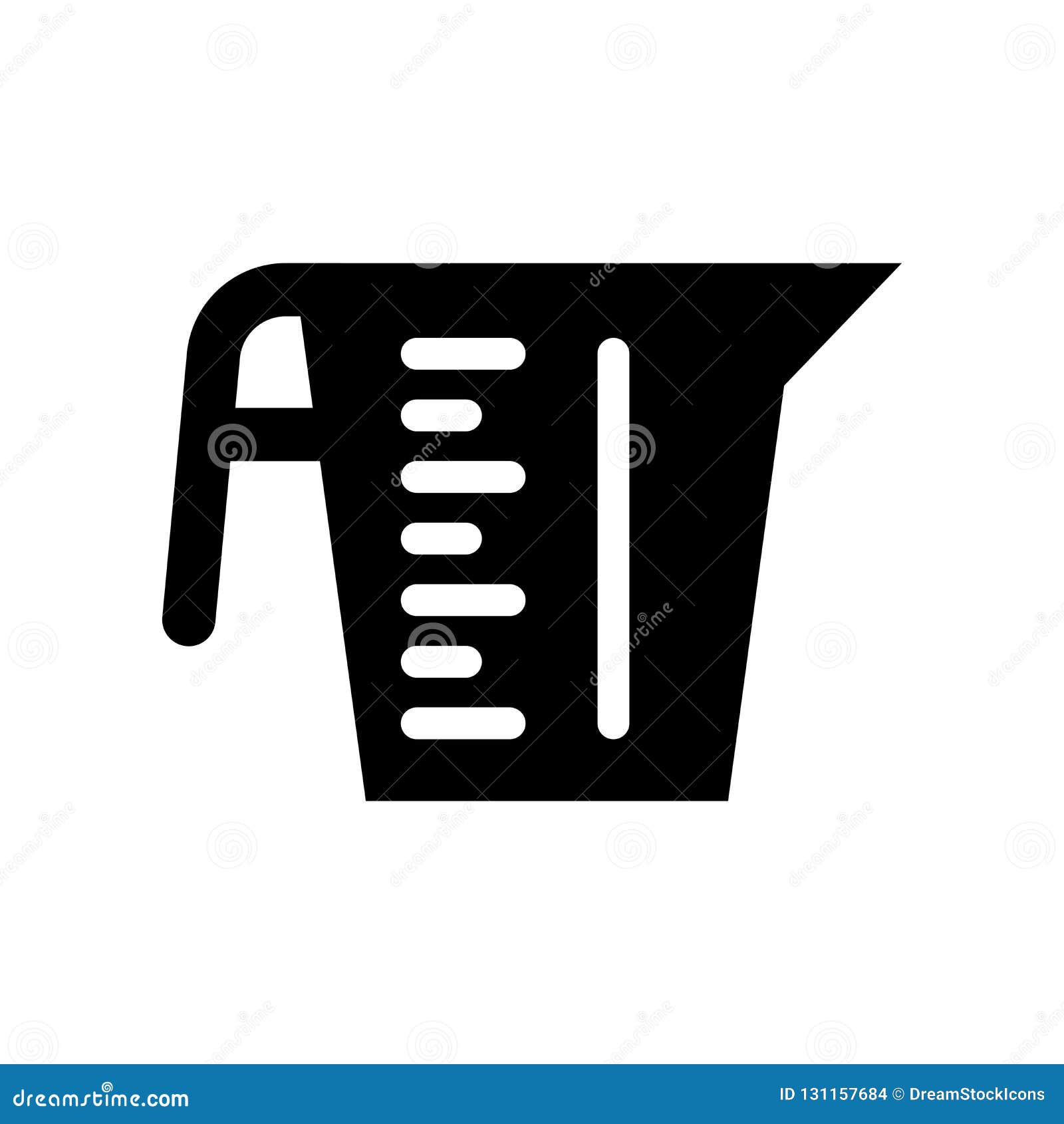 Measuring Cup Icon. Trendy Measuring Cup Logo Concept on White B Stock ...