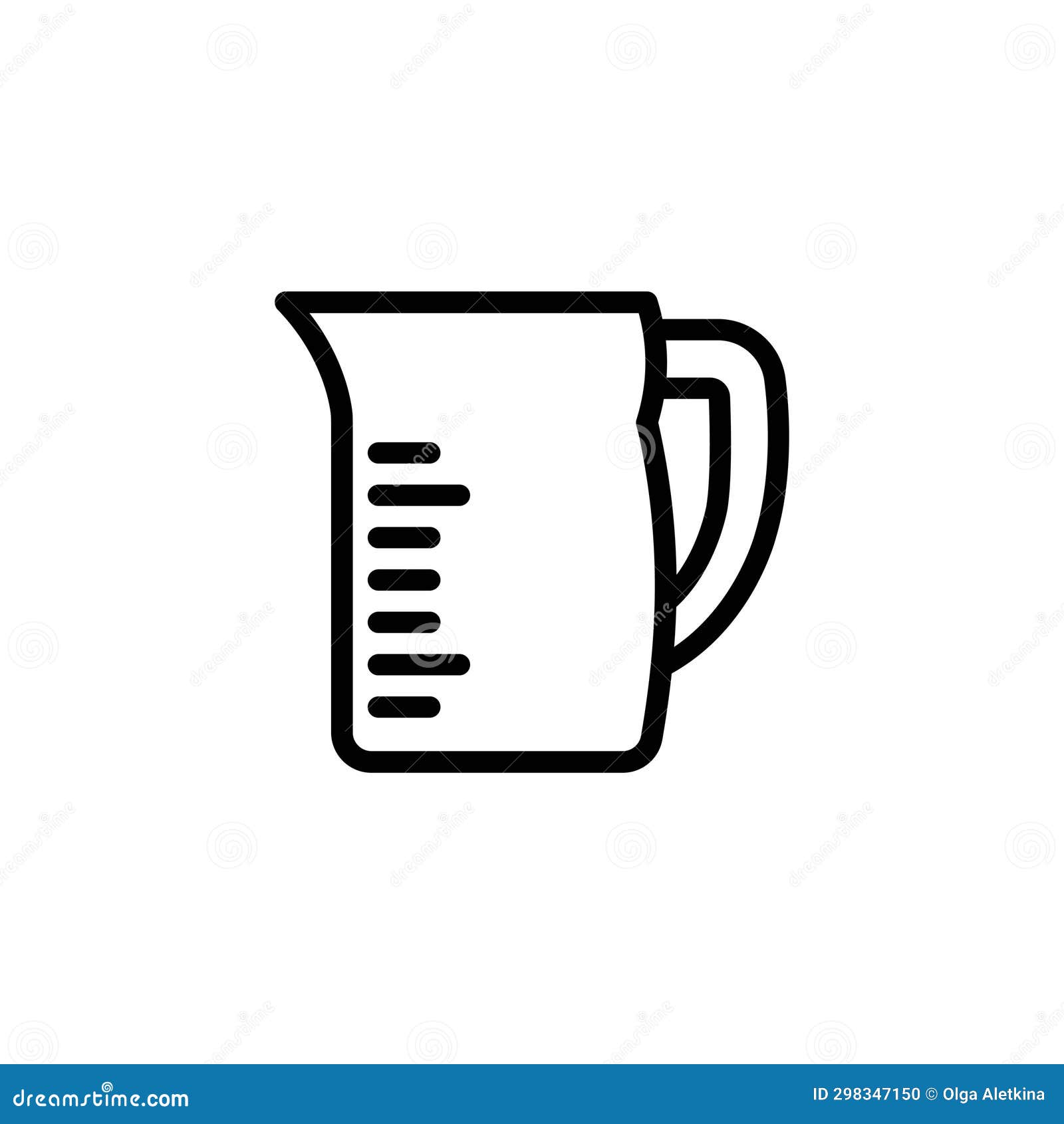 Measuring Cup Icon,vector Illustration. Vector Measuring Cup Icon ...