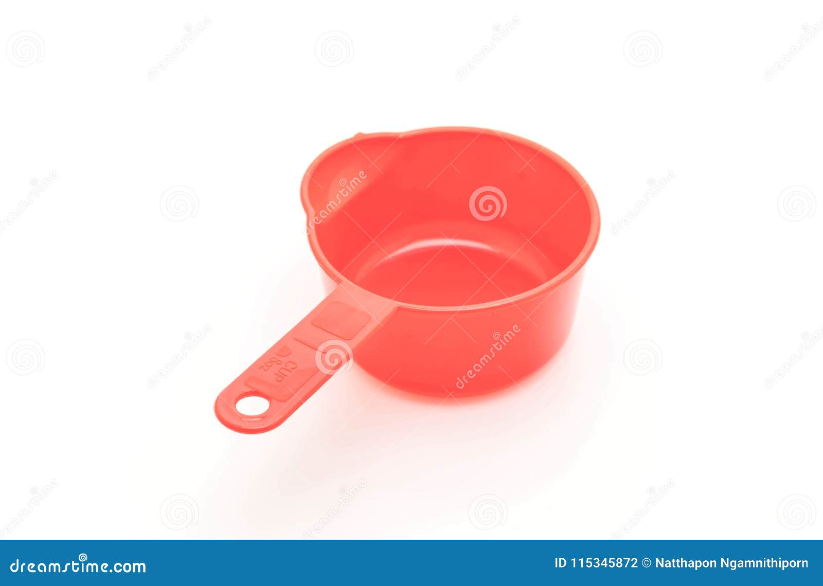 Measuring Cup on White Background Stock Photo - Image of measure ...