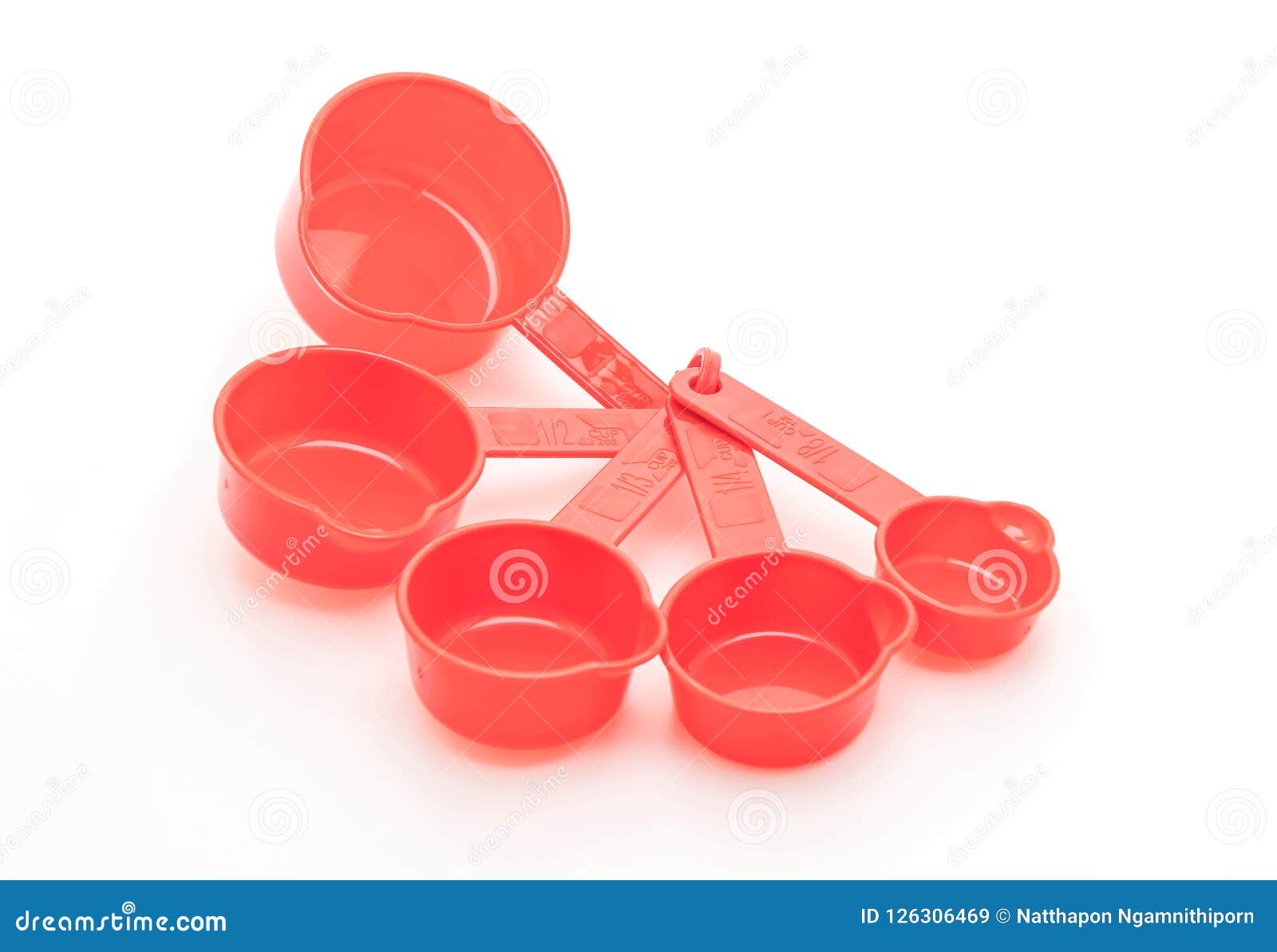 Measuring Cup on White Background Stock Image - Image of quantity ...