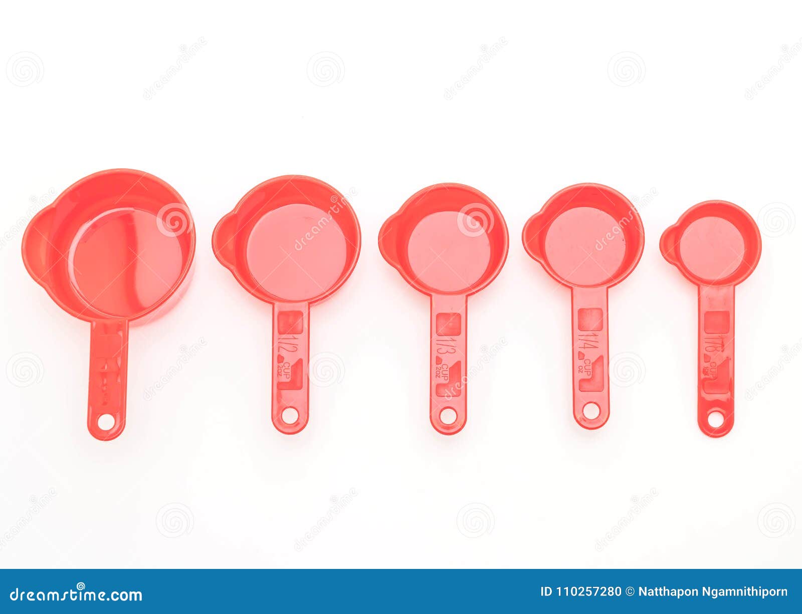 Measuring Cup on White Background Stock Photo - Image of cooking ...