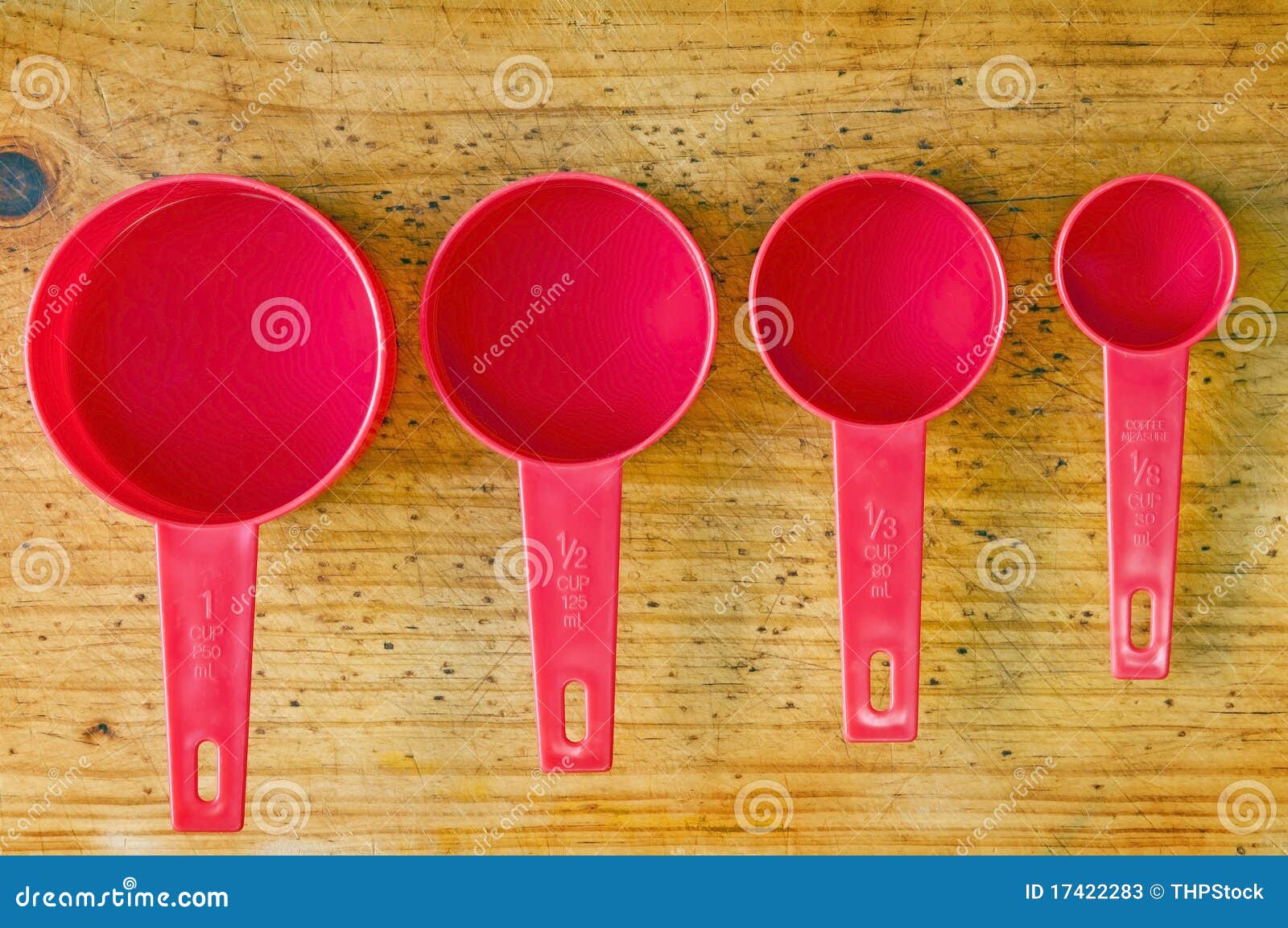 Measuring Cups stock image. Image of bake, kitchenware - 17422283