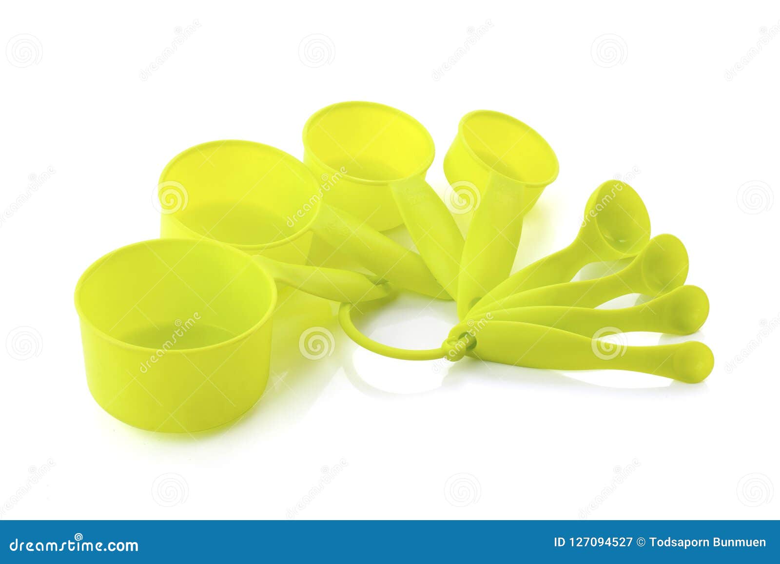 Measuring Cups Isolated on White Background Stock Image - Image of ...