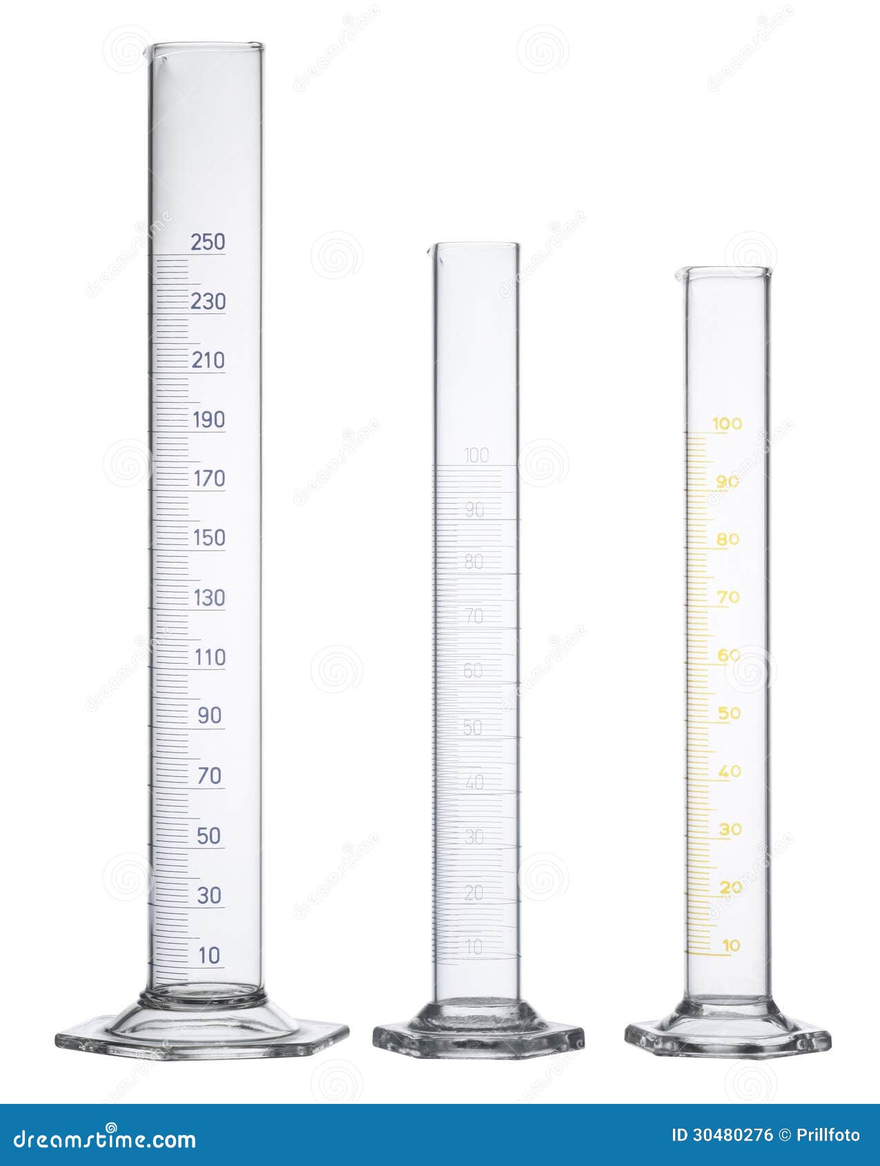 Empty Graduated Cylinder Cartoon