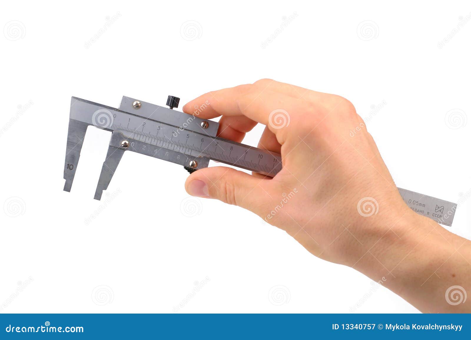 Measuring device stock image. Image of isolated, close - 13340757