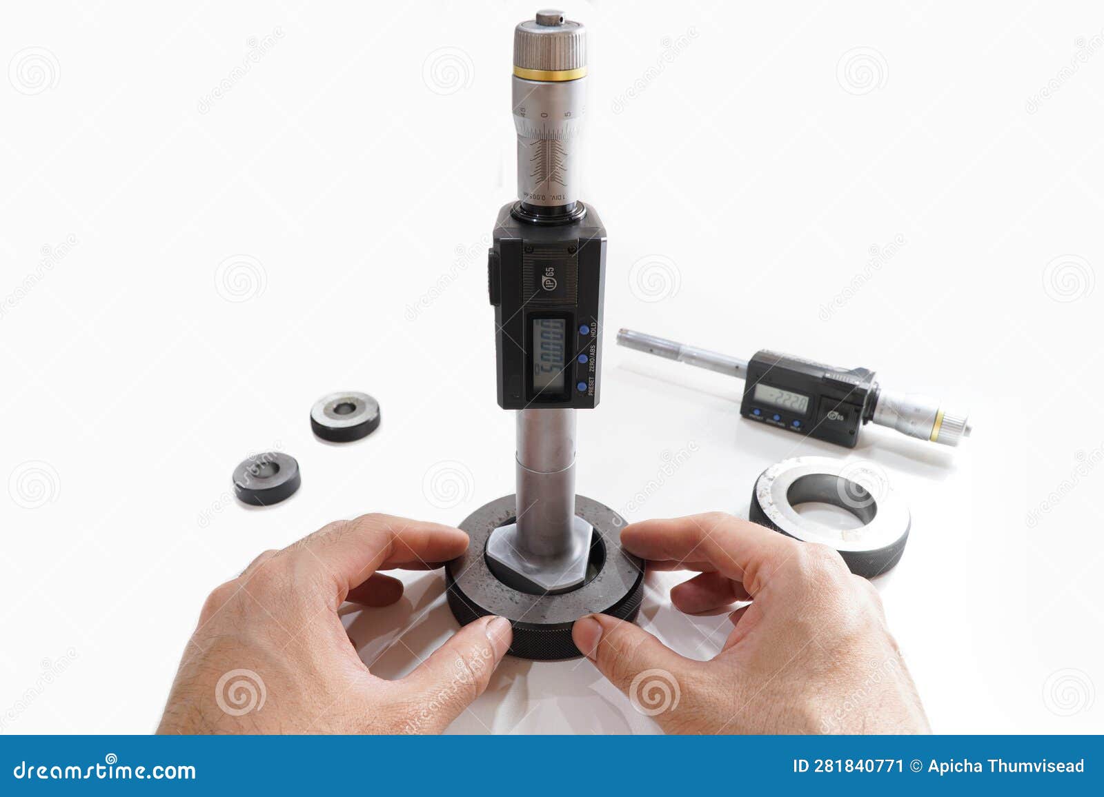 Measuring Device 3 Point Three-Point Digital Internal Micrometer ...