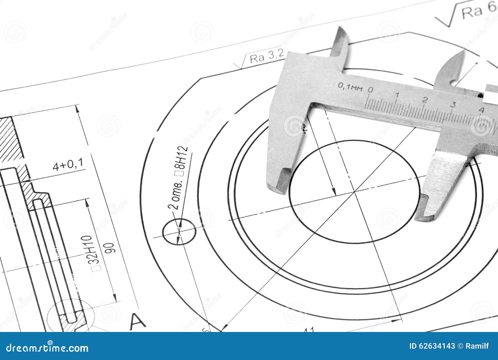 Measuring and Drawing Instruments in the Drawings Stock Illustration ...