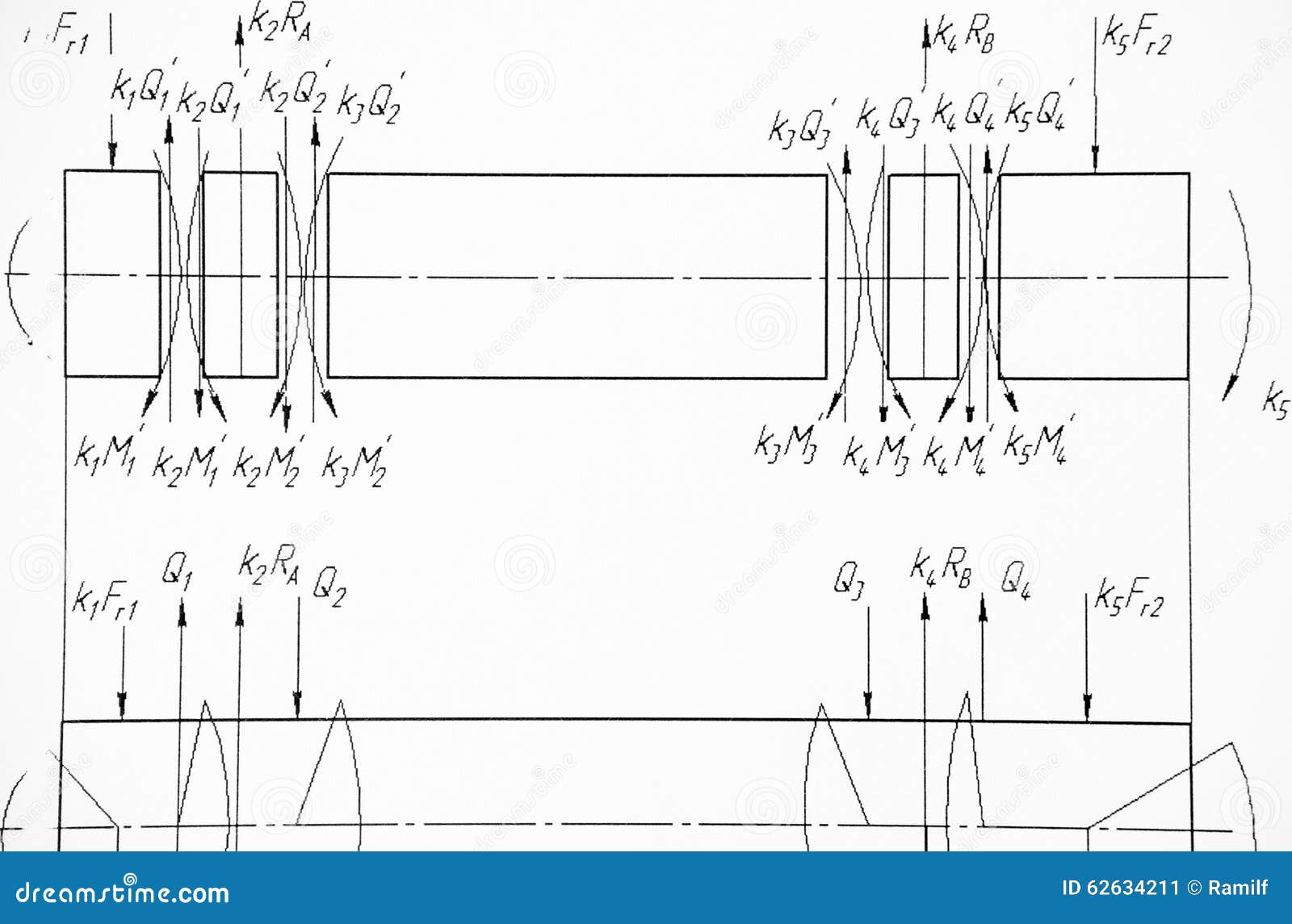Measuring and Drawing Instruments in the Drawings Stock Illustration ...
