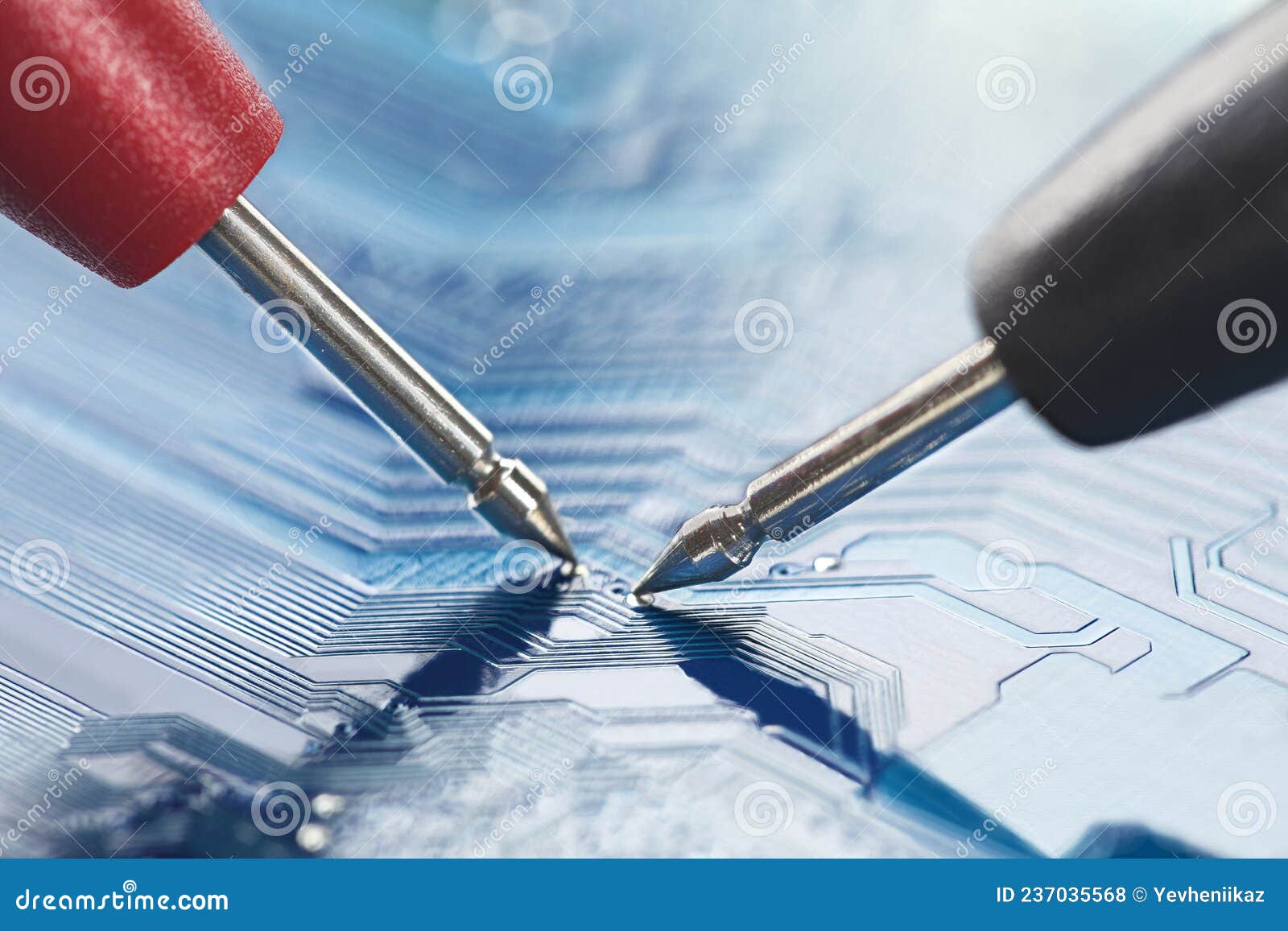 Measuring Electronic Signal from Component on the PCB. Electronics ...