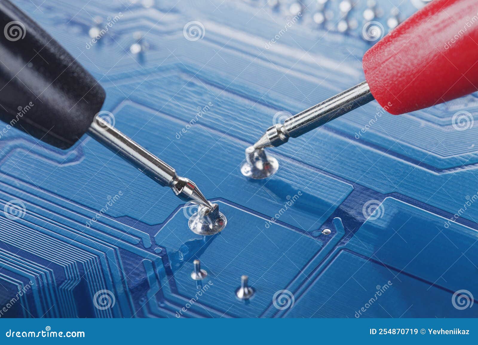 Measuring Electronic Signal From Component On The PCB. Electronics ...