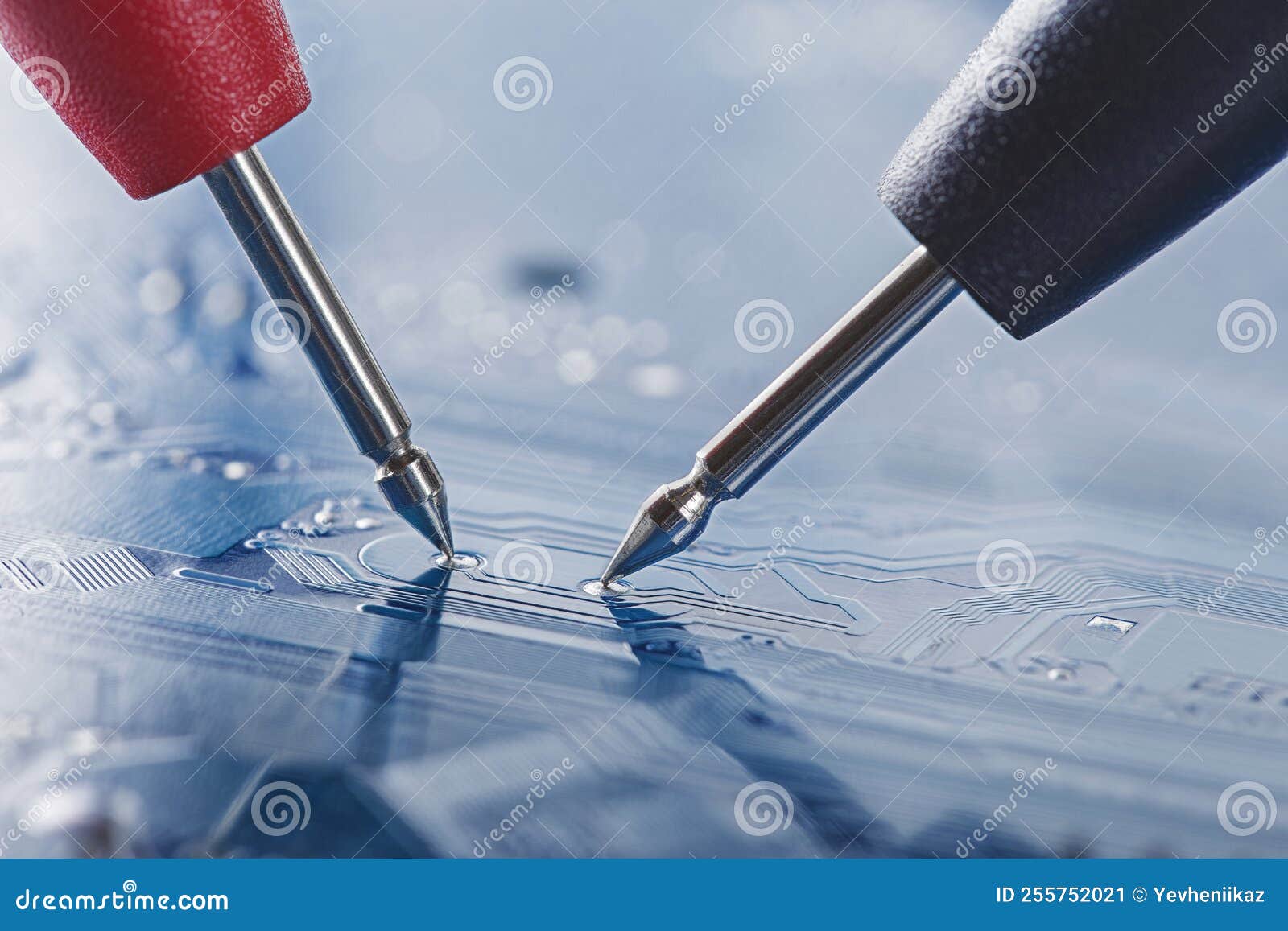 Measuring Electronic Signal from Component on the PCB. Electronics ...