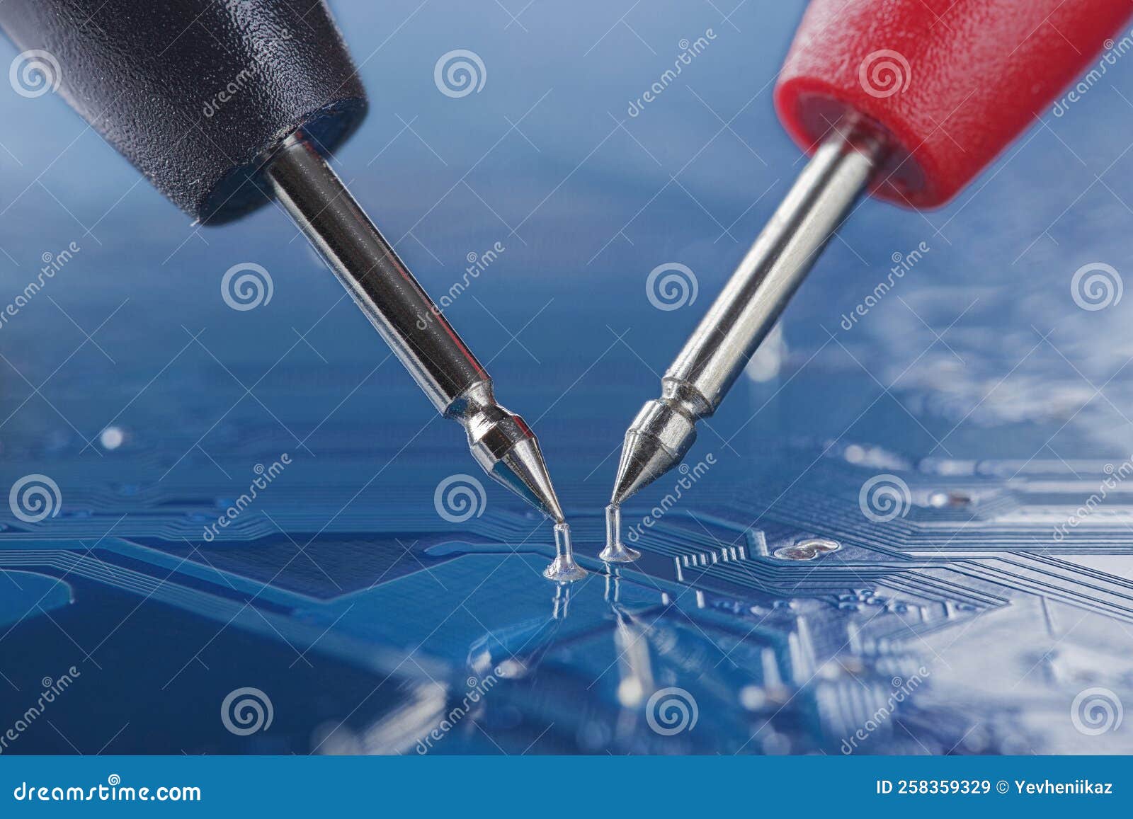 Measuring Electronic Signal from Component on the PCB. Electronics ...