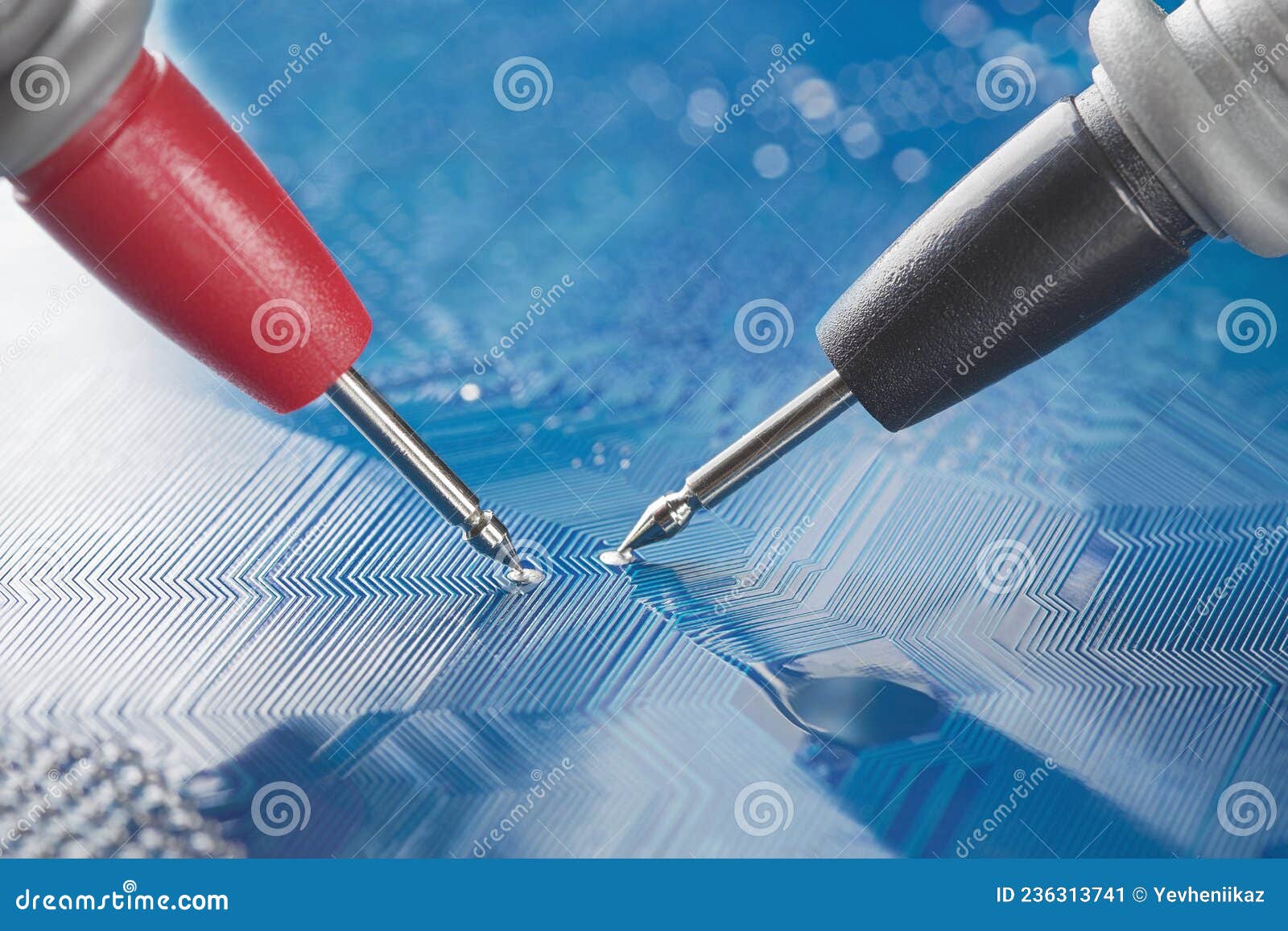 Measuring Electronic Signal from Component on the PCB. Electronics ...