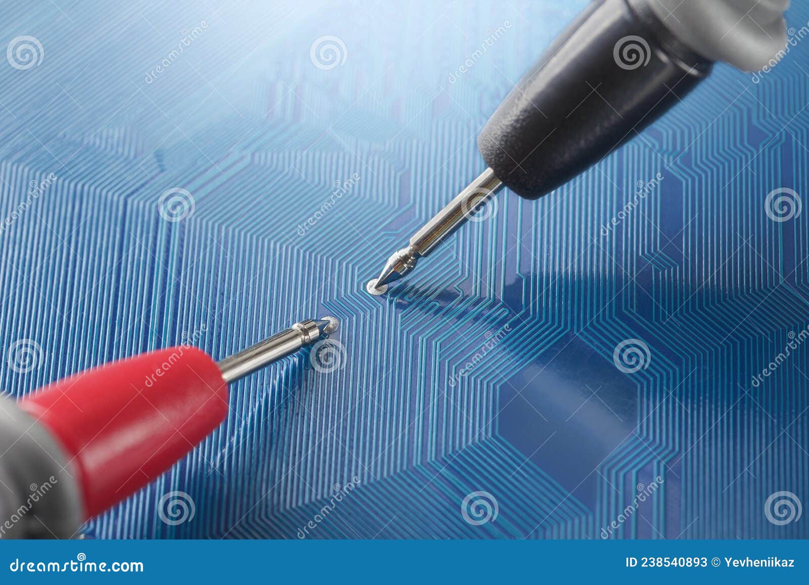 Measuring Electronic Signal from Component on the PCB. Electronics ...