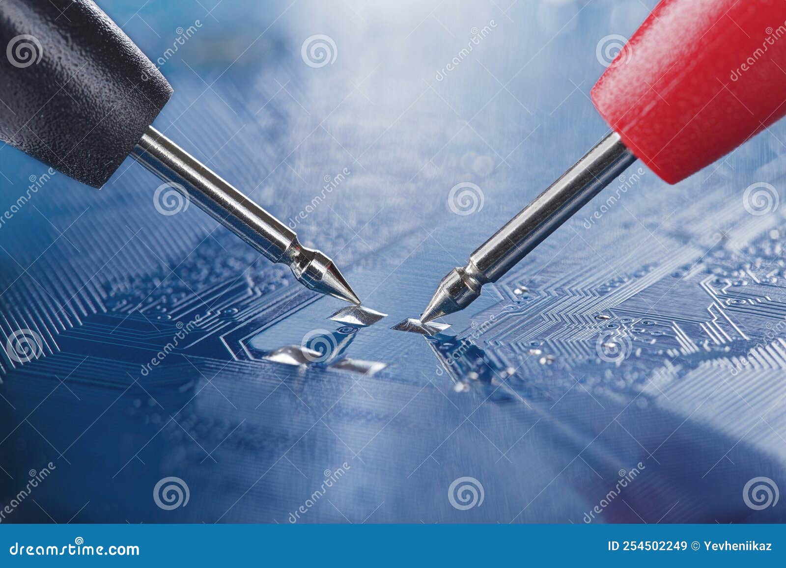 Measuring Electronic Signal from Component on the PCB. Electronics ...