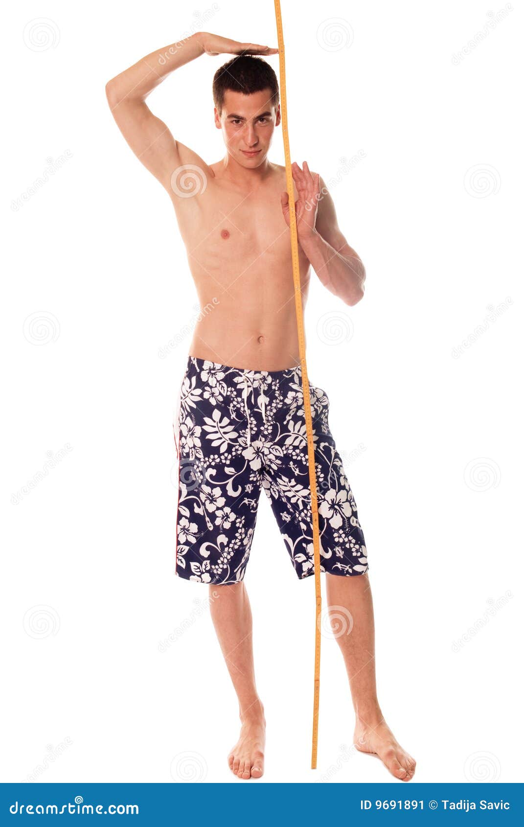 Measuring height stock image. Image of torso, centimeter - 9691891