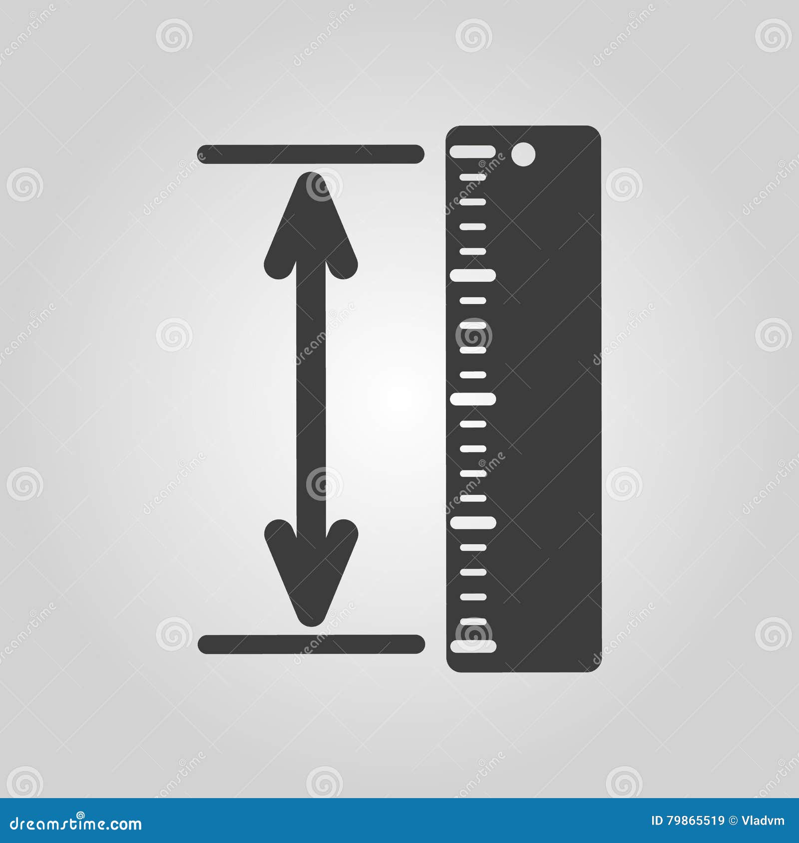 Icon For Ruler Cartoon Vector | CartoonDealer.com #24273329