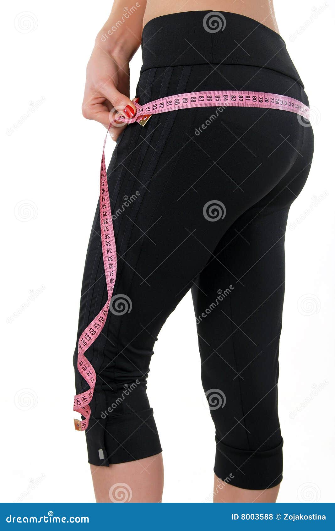 Measuring hipline stock photo. Image of dieting, isolated - 8003588