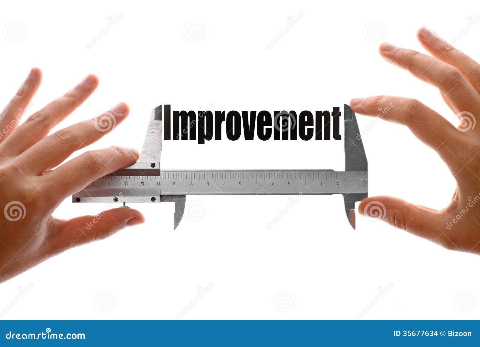 Measuring improvement stock photo. Image of creativity - 35677634