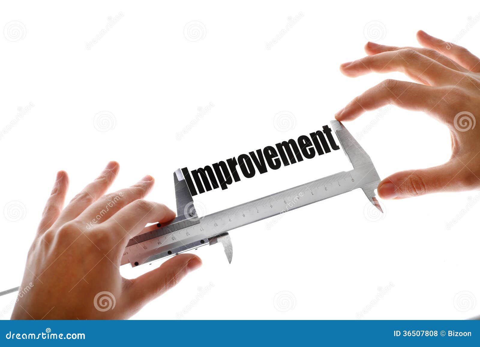 Measuring improvement stock photo. Image of hands, innovation - 36507808