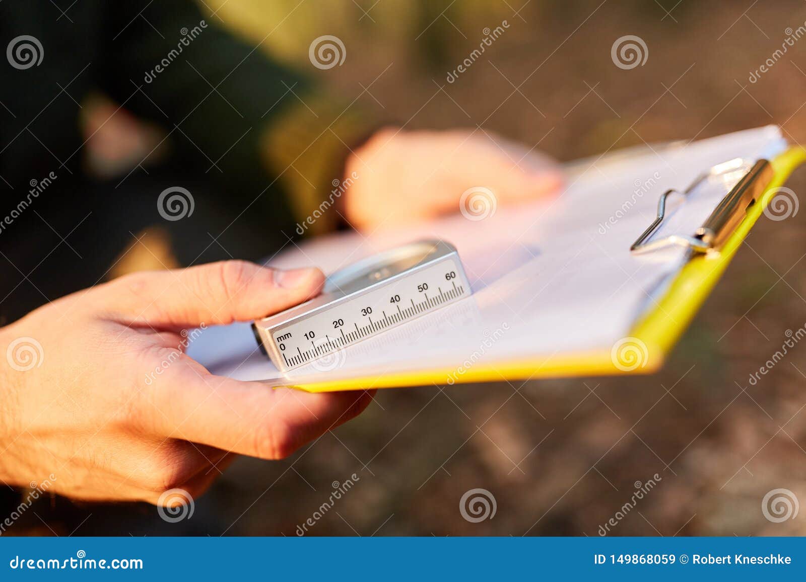 Measuring Instrument for the Determination of Tree Height Stock Image ...