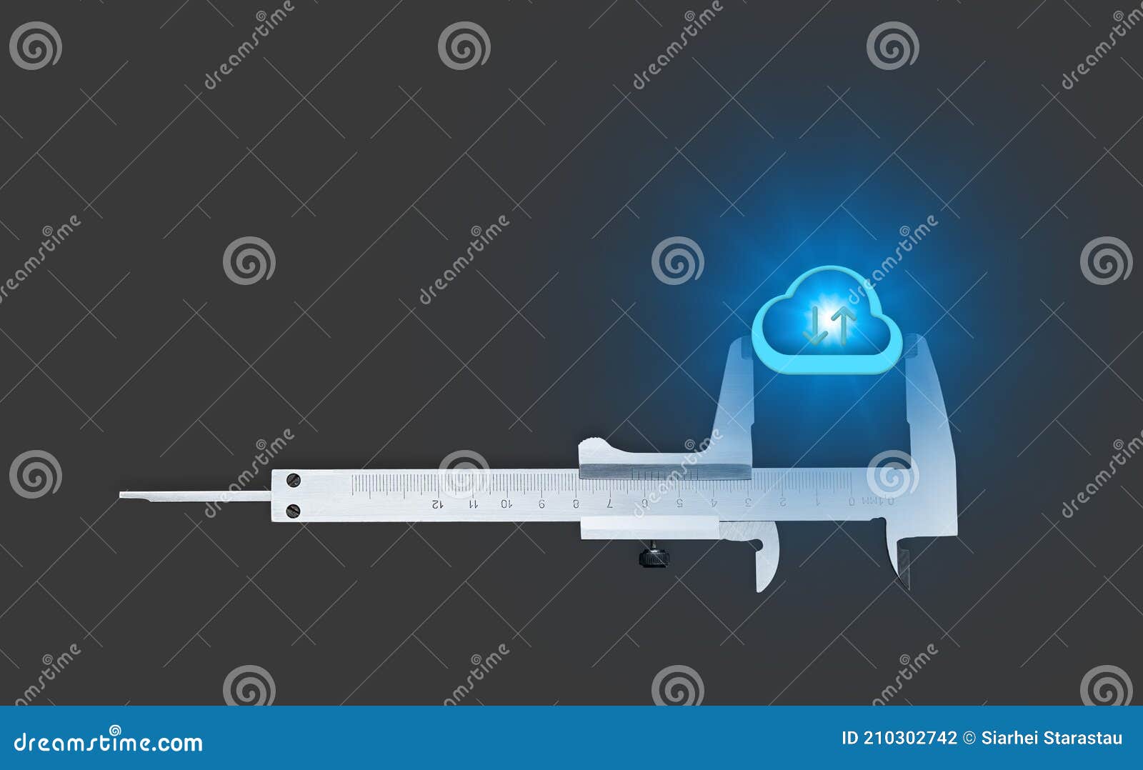 Measuring Instrument Vernier Calipers Stock Photo - Image of measure ...