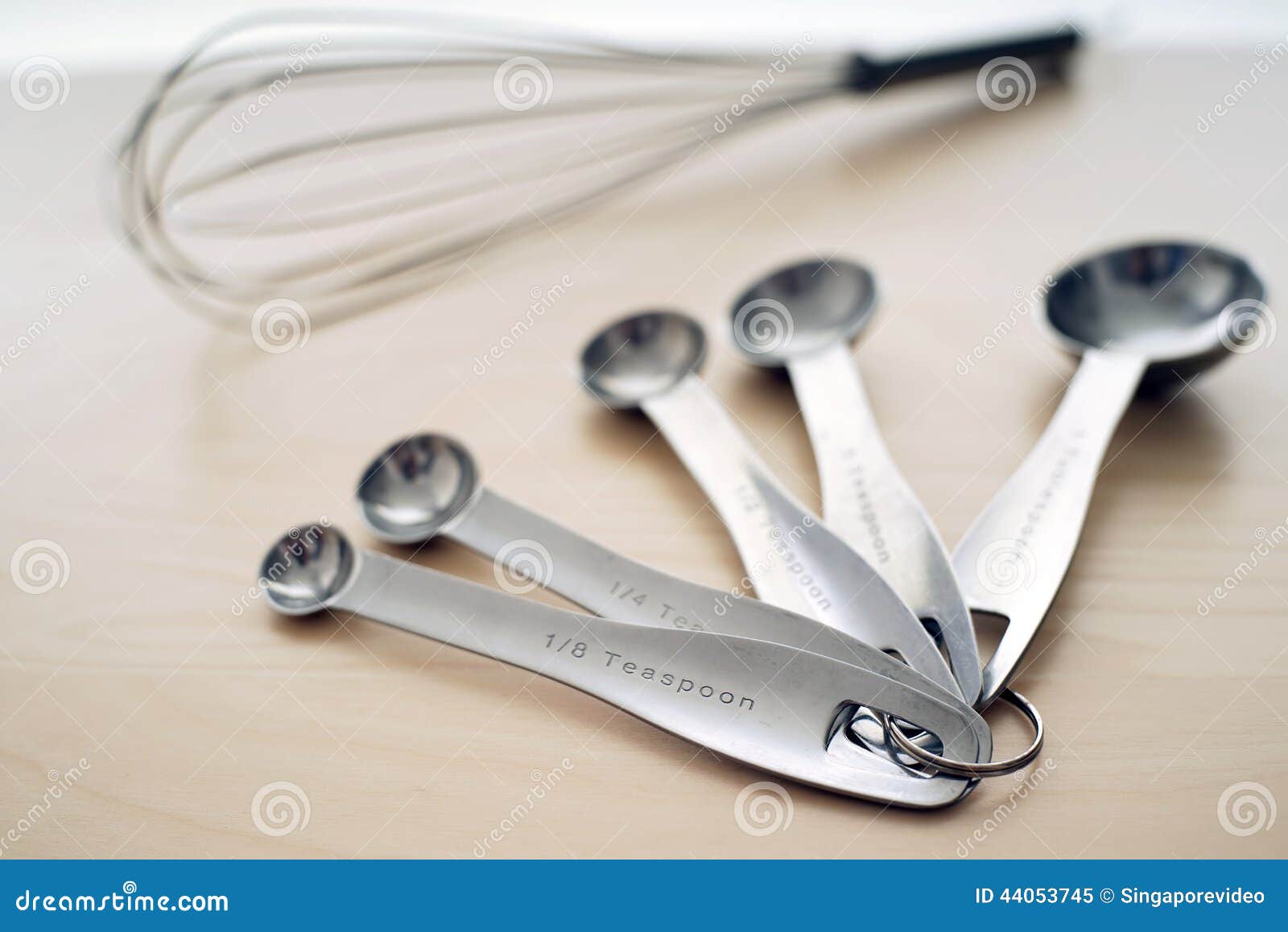 Measuring Instruments for Baking Stock Image - Image of stirring, steel ...
