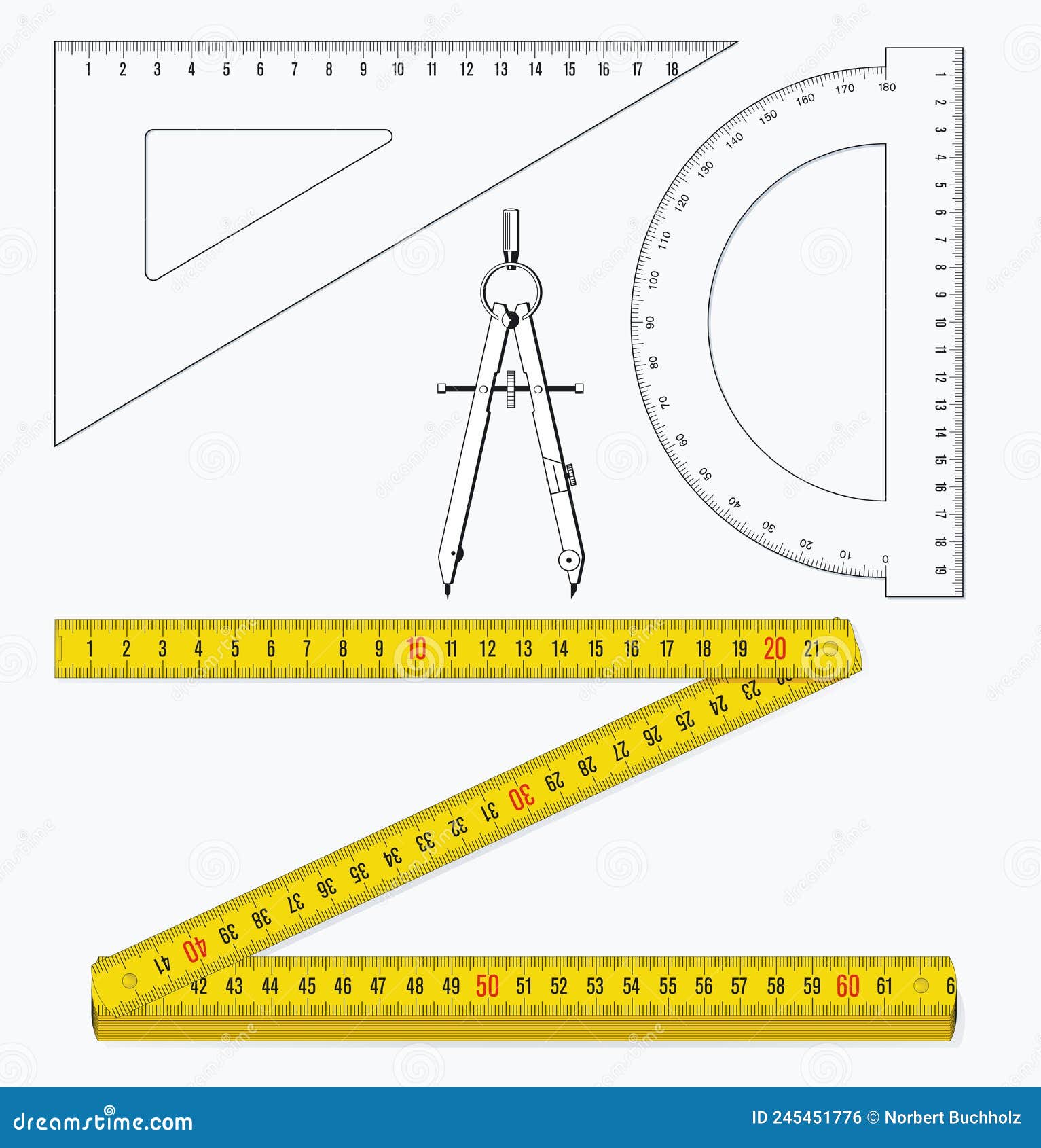 Measuring Instruments Vector Illustration | CartoonDealer.com #55340384