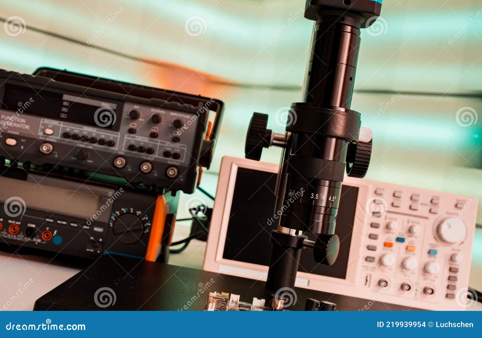 Measuring Instruments in a Modern Physics Research Laboratory Stock ...