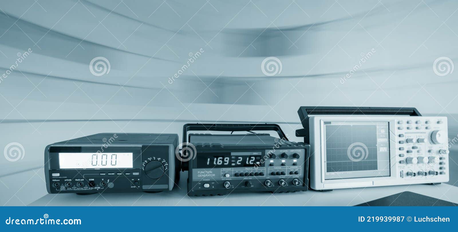Measuring Instruments in a Modern Physics Research Laboratory Stock ...