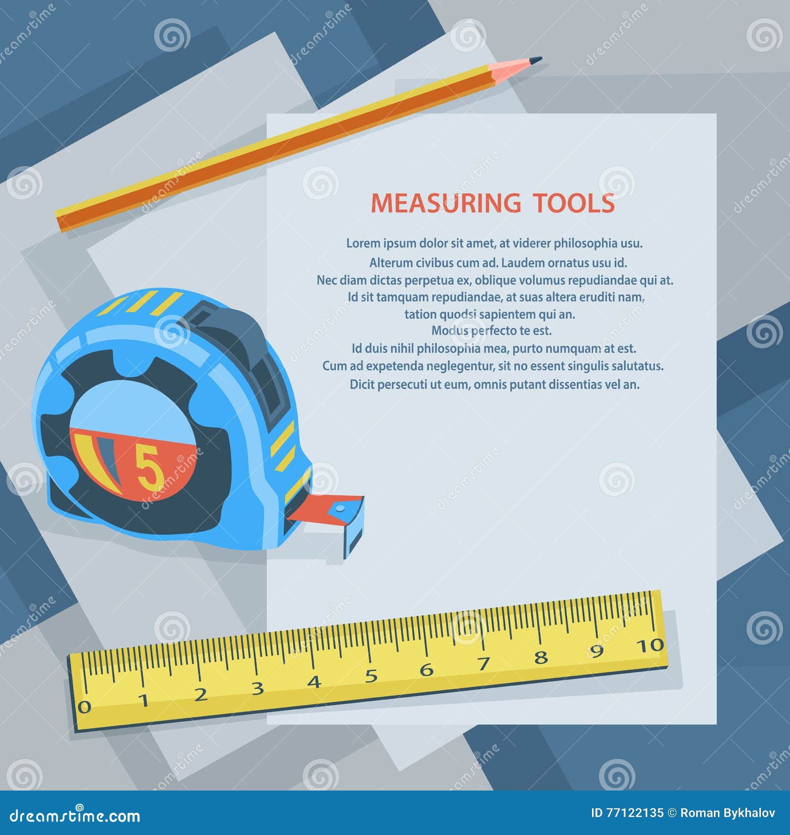Measuring instruments stock vector. Illustration of measurement - 77122135