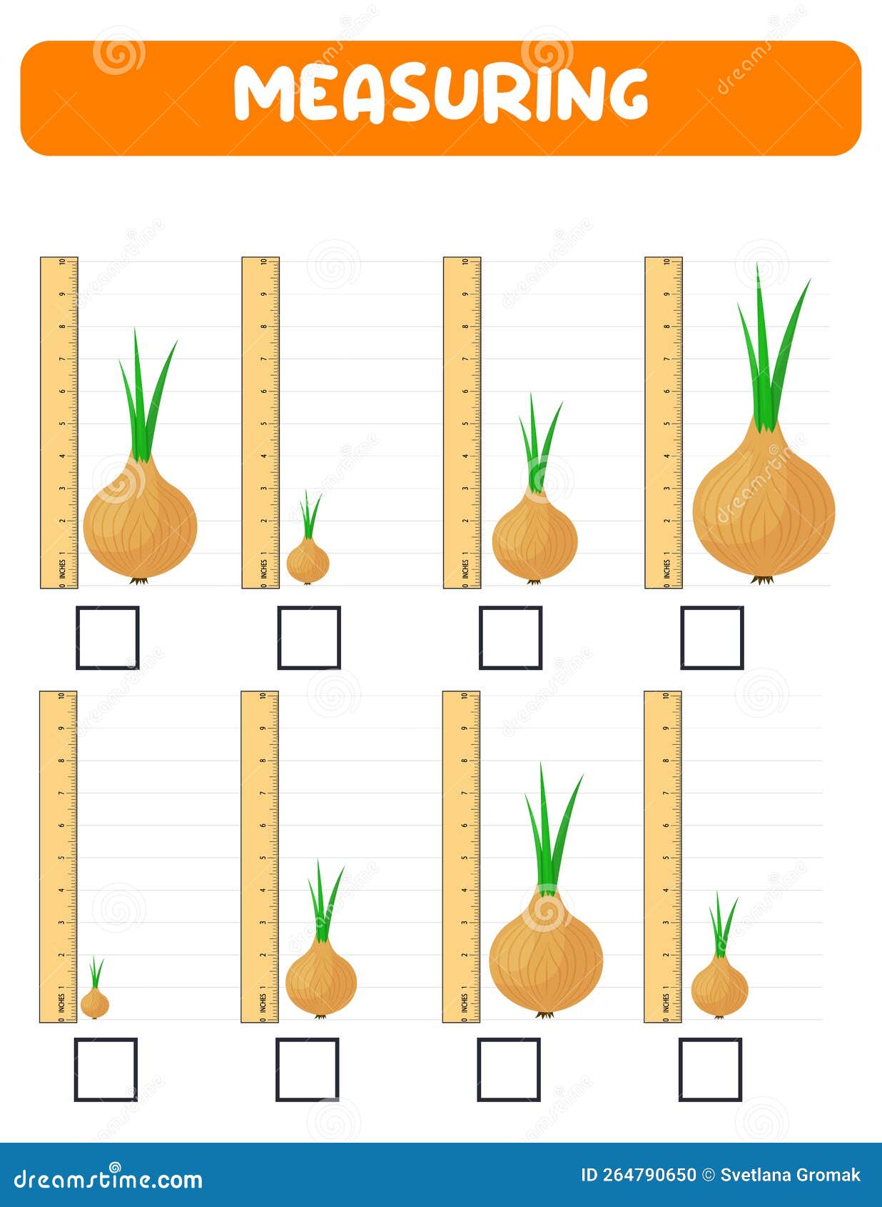 Measuring Length with Ruler. Education Developing Worksheet. Game for ...
