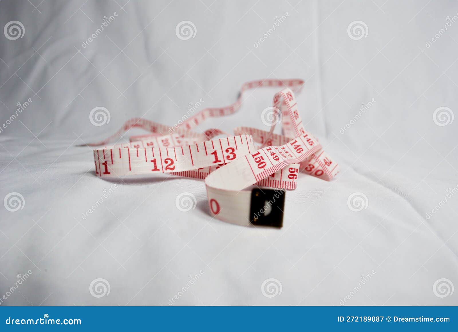 Measuring Lint with Red Numbers Stock Image - Image of brand, laundry ...