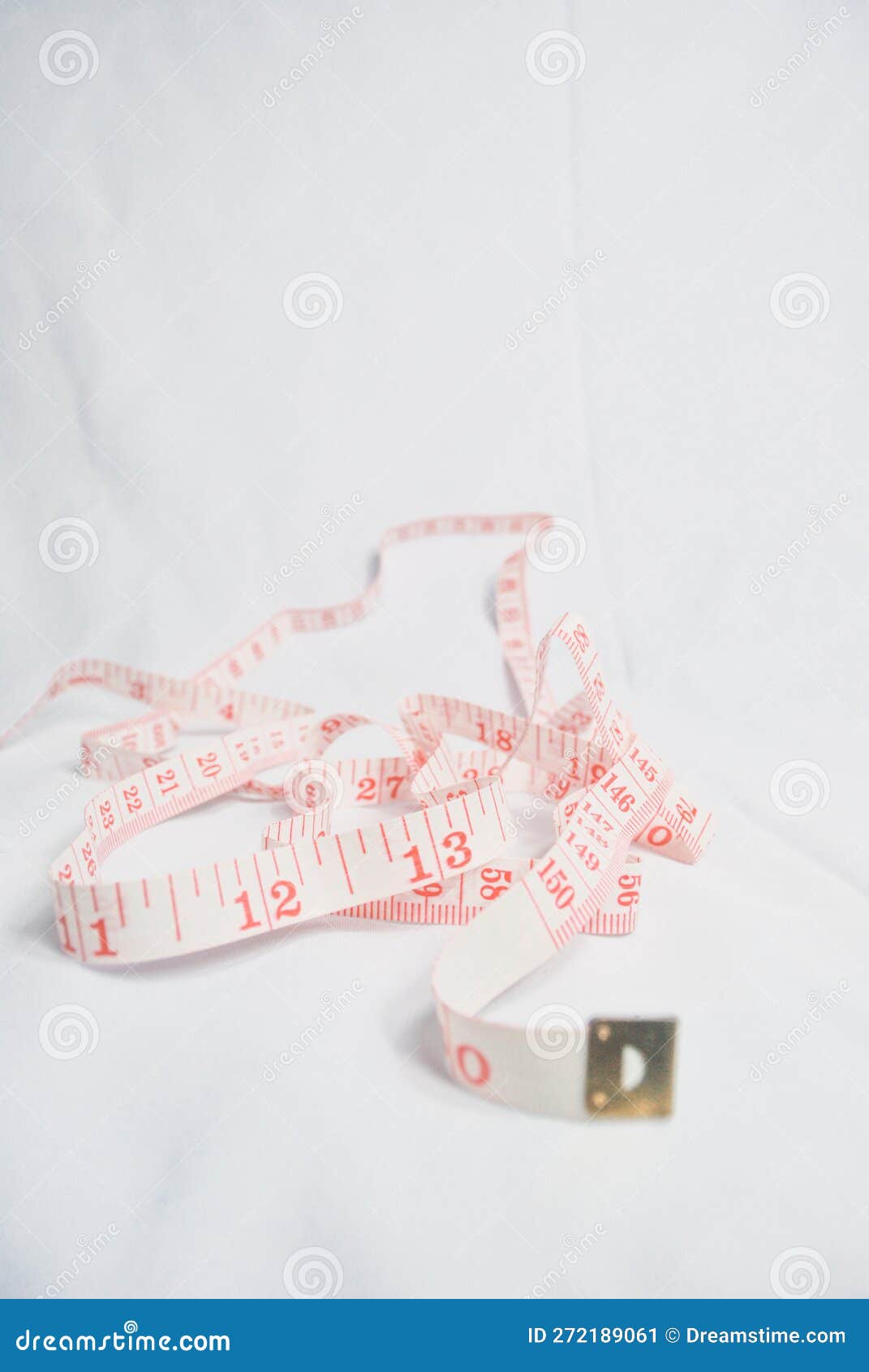 Measuring Lint with Red Numbers Stock Image - Image of cleanser ...