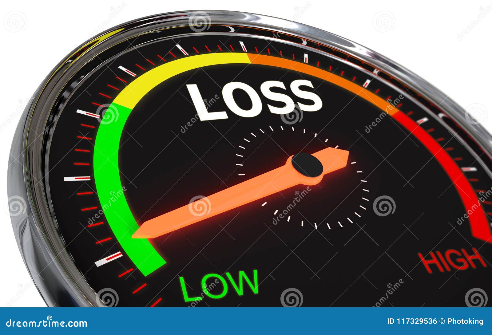 Measuring loss level stock illustration. Illustration of electricity ...