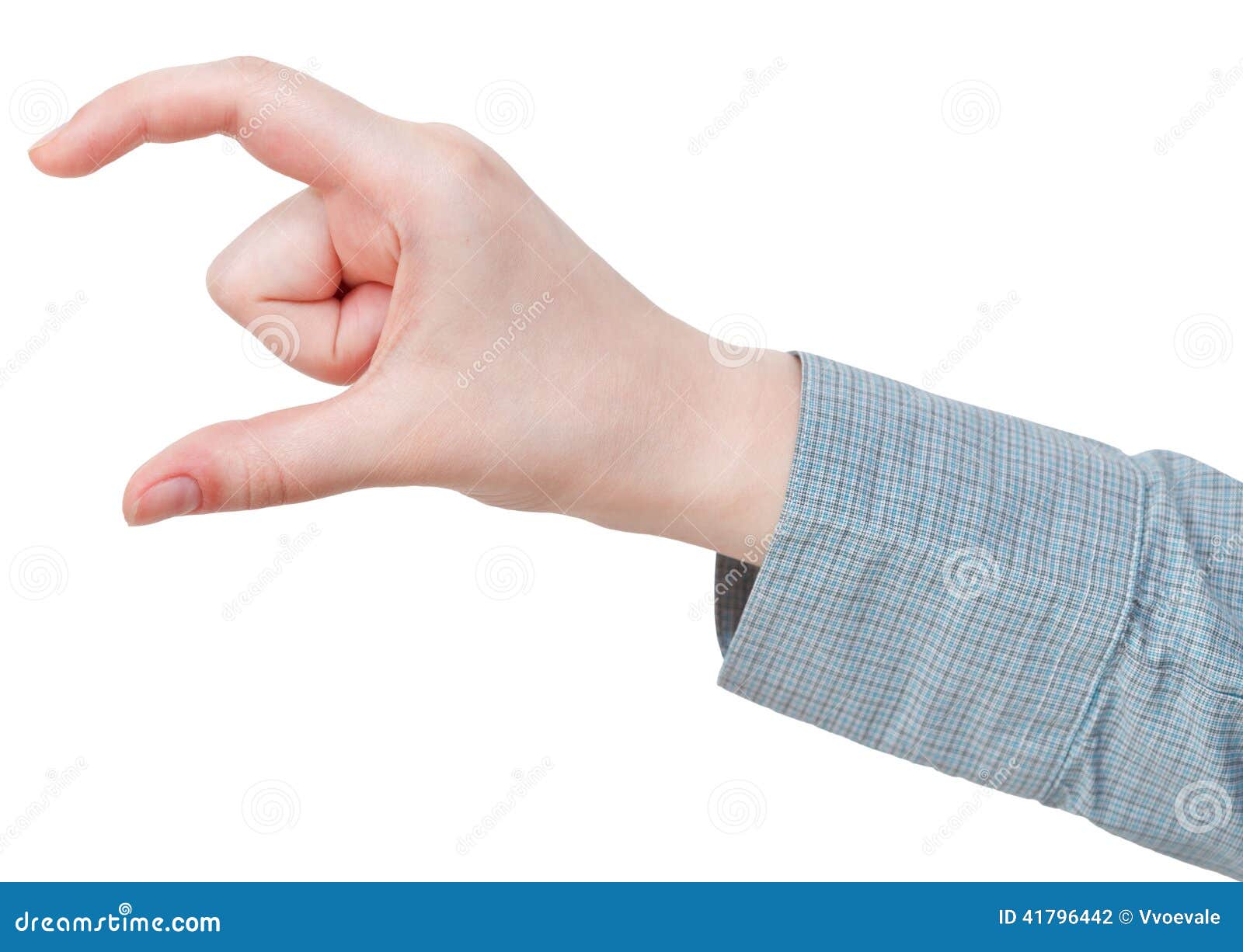 Measuring of Medium Size - Hand Gesture Stock Photo - Image of medium ...