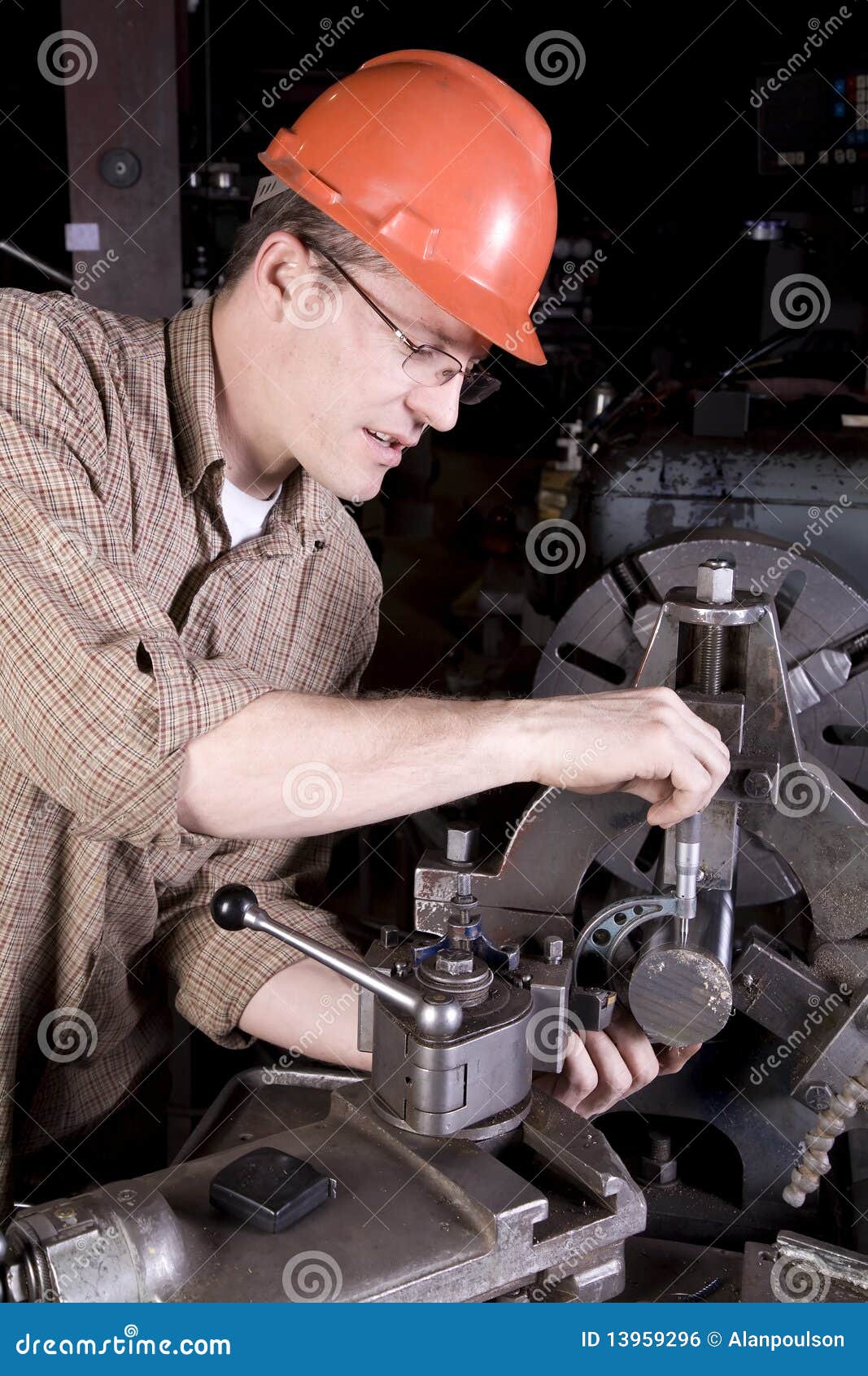 Measuring metal post stock photo. Image of clamp, machine - 13959296